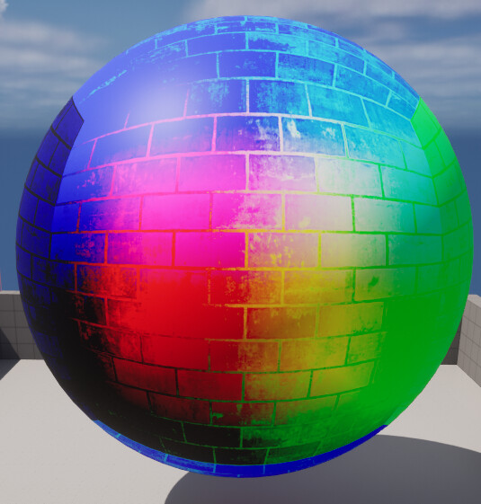 ArtStation - Rainbow Bricks Material