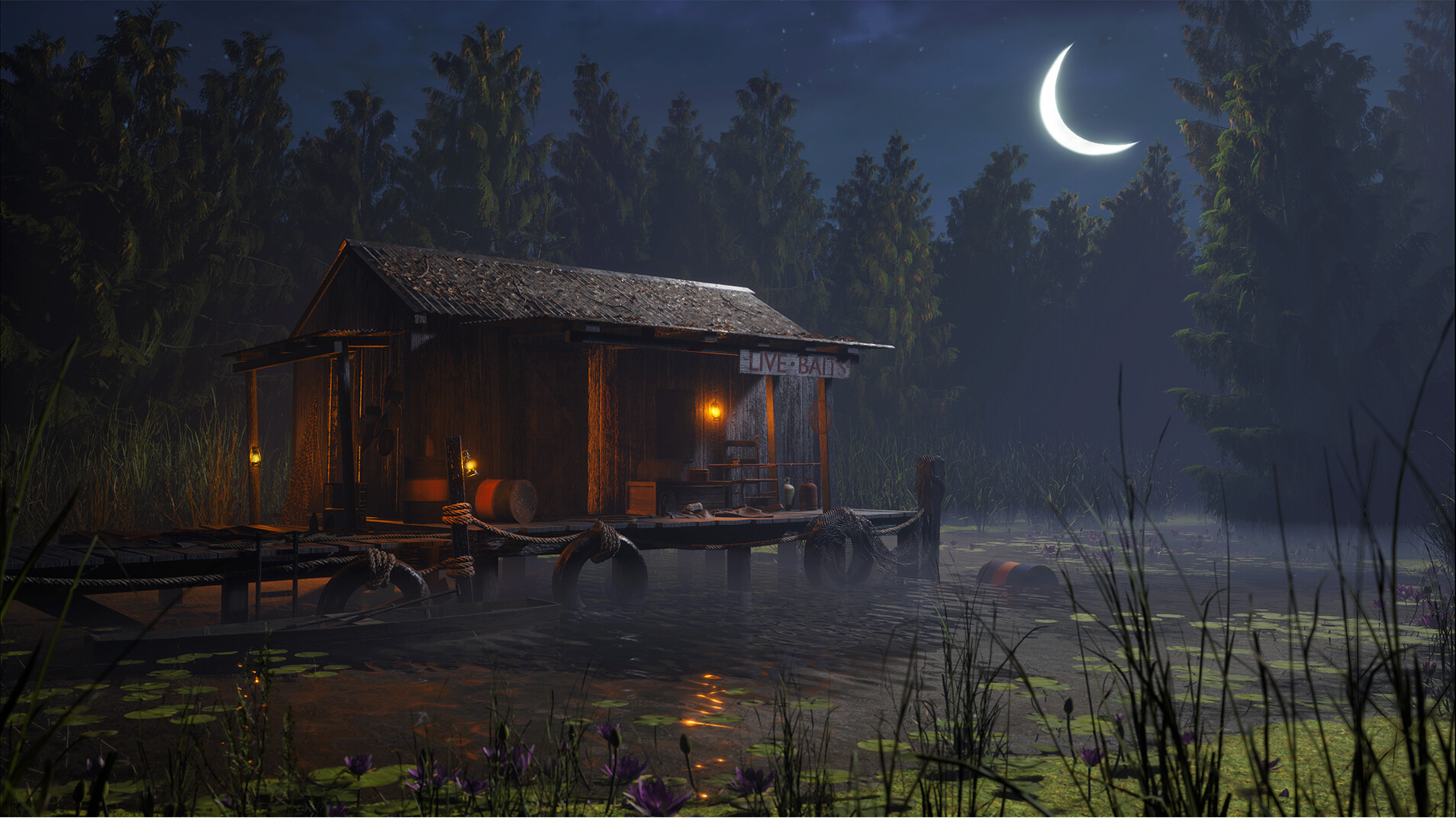 ArtStation - Swamp House