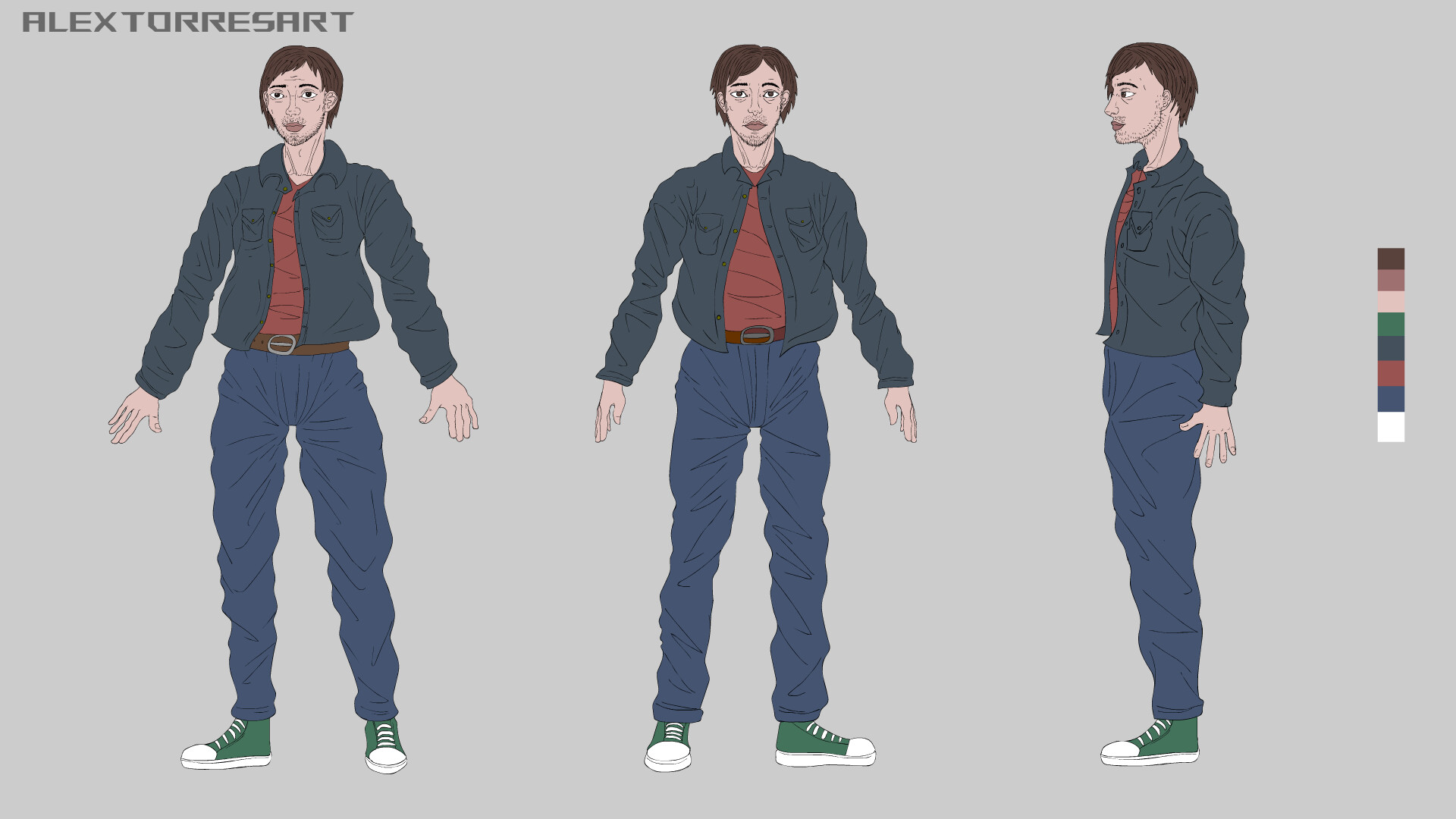 ArtStation - Victim no.1 - character sheet