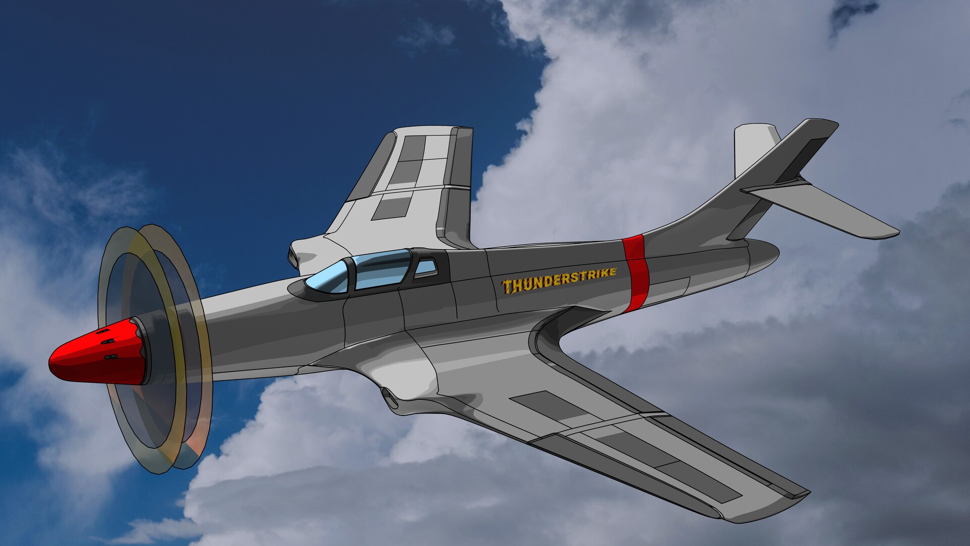 ArtStation - P-84A Thunderstrike