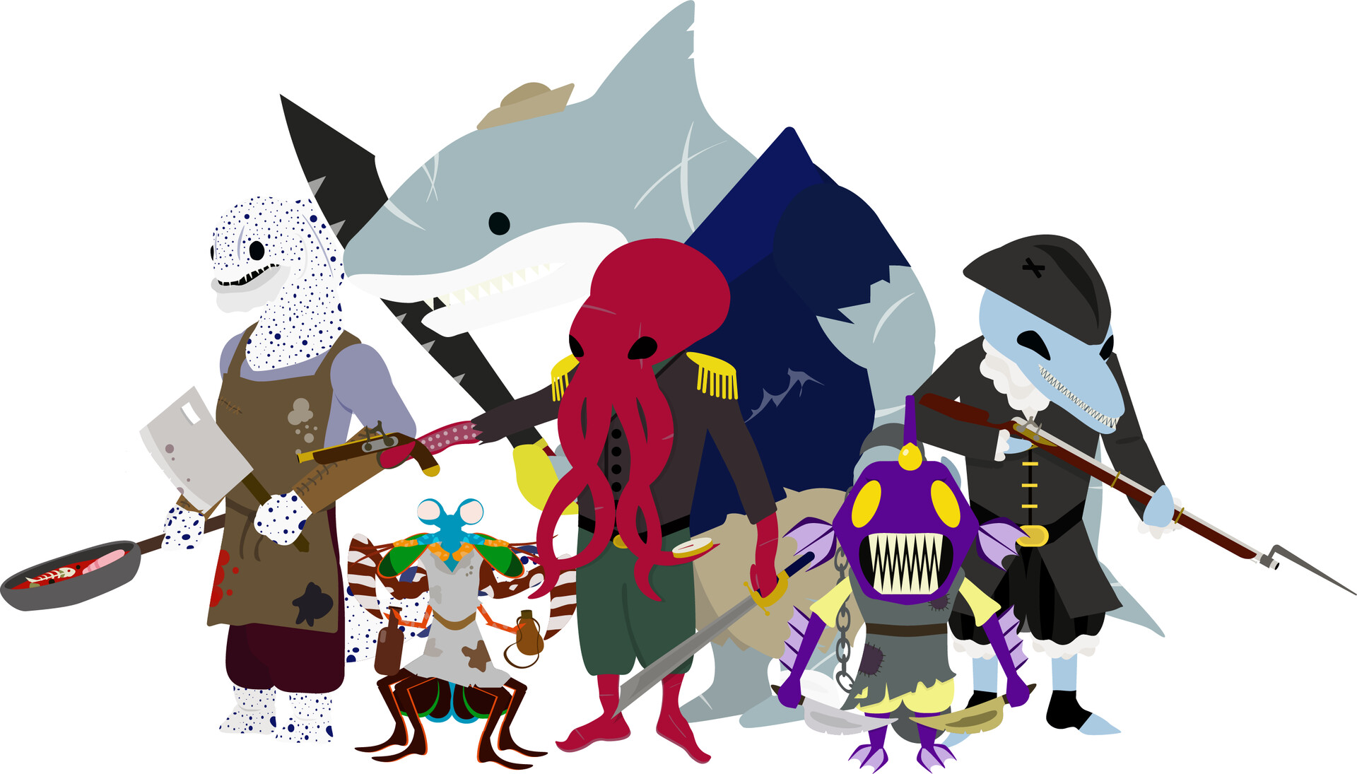 ArtStation - Pirate Crew 1 by Reno Probert