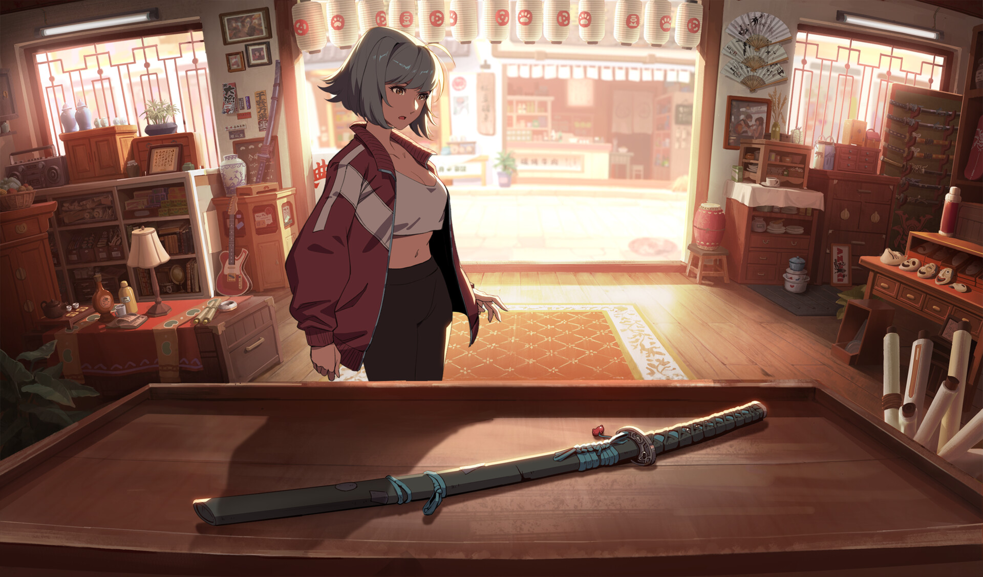 ArtStation - 2D-二次元场景角色-AZUKI