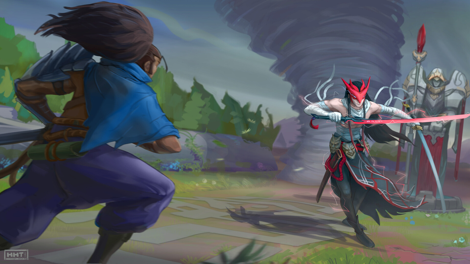 ArtStation - Yasuo and Yone
