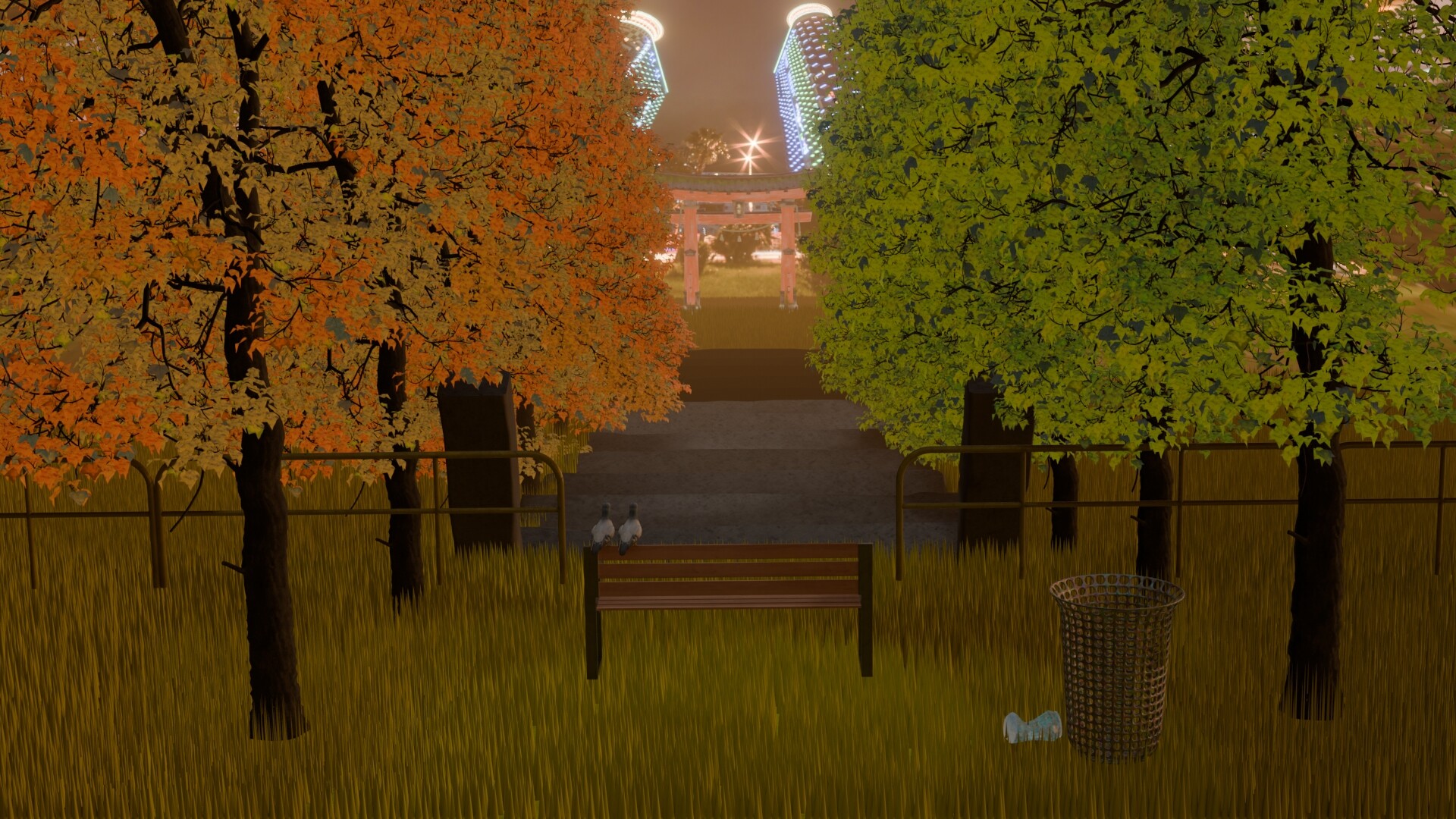 ArtStation - Park Scene