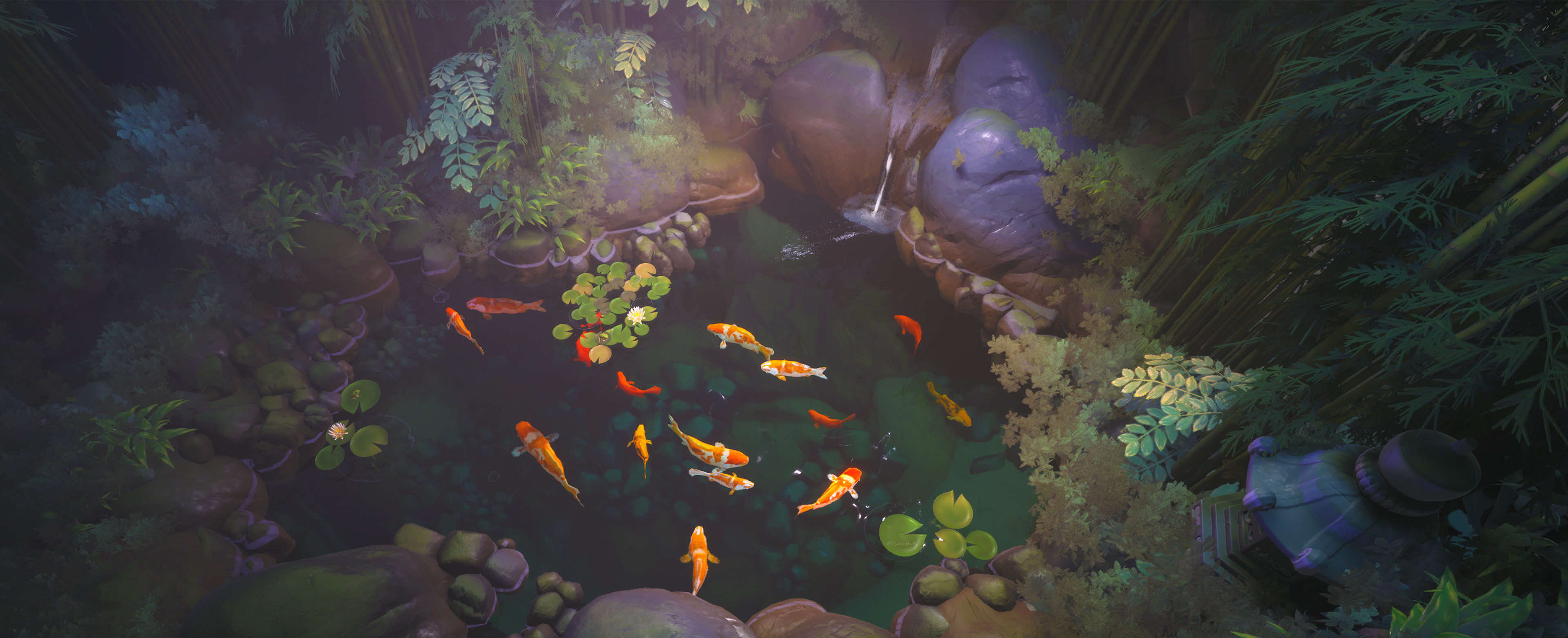Tyler Smith - Koi Pond in Unreal 5