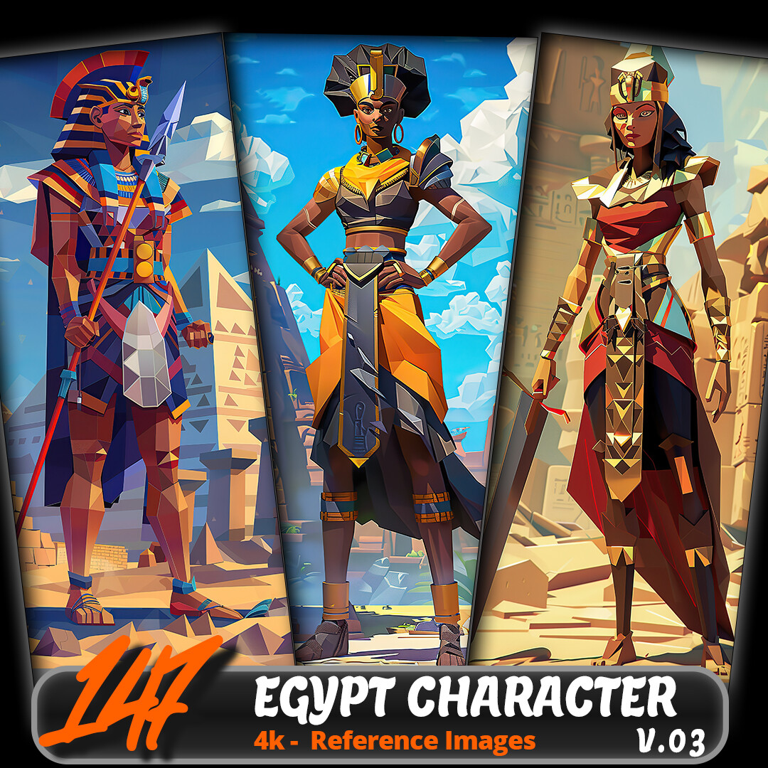 ArtStation - EGYPT CHARACTER VOL. 03/ 4K/ Reference Image