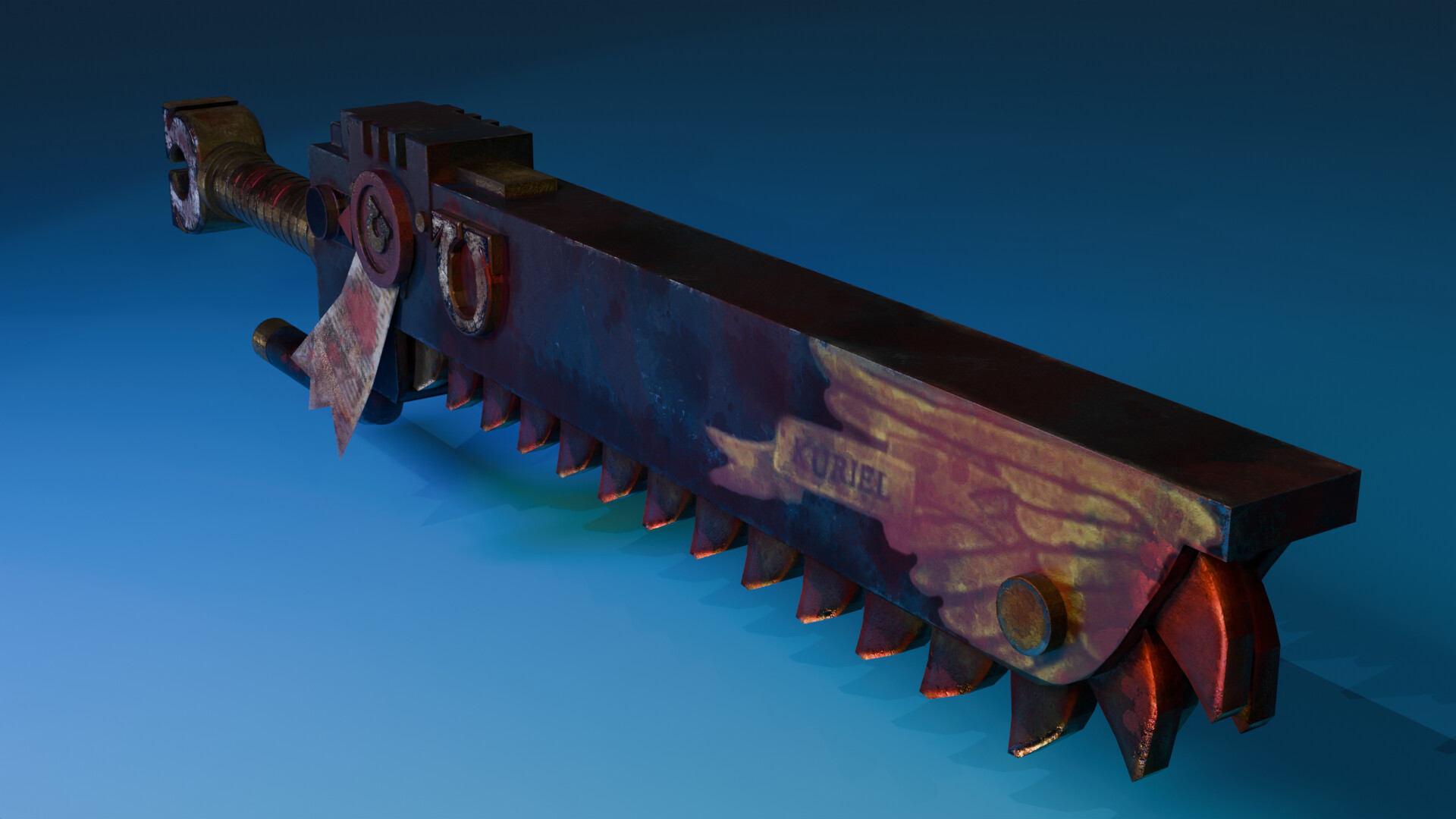 ArtStation - Chainsword from Warhammer 40000