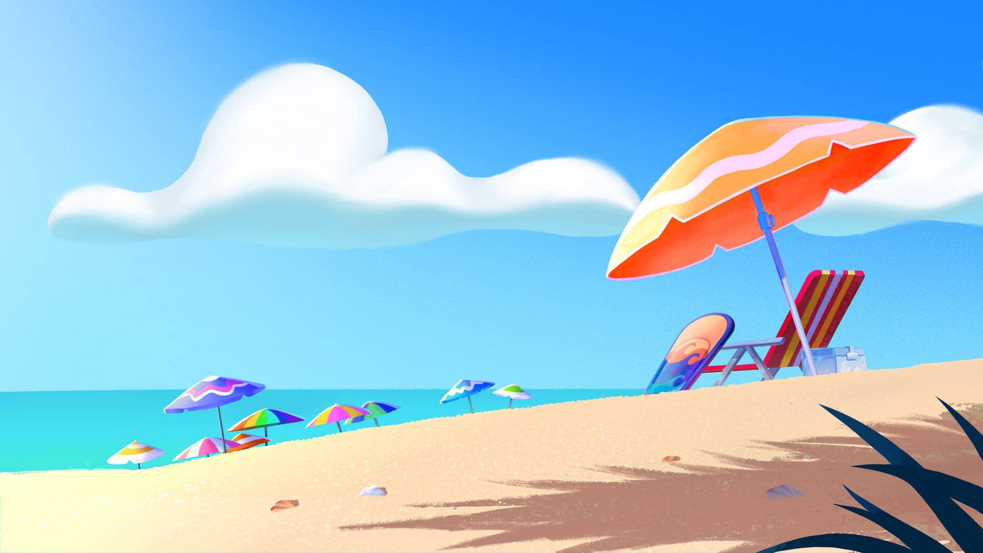 ArtStation - The Blue Sea Squad Backgrounds