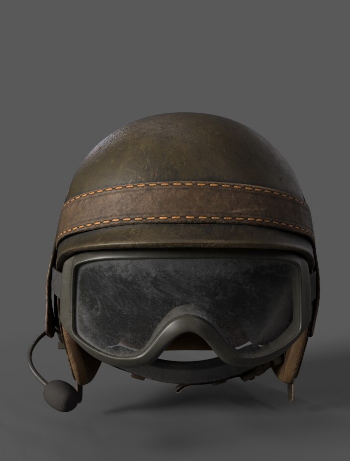ArtStation - vintage helmet