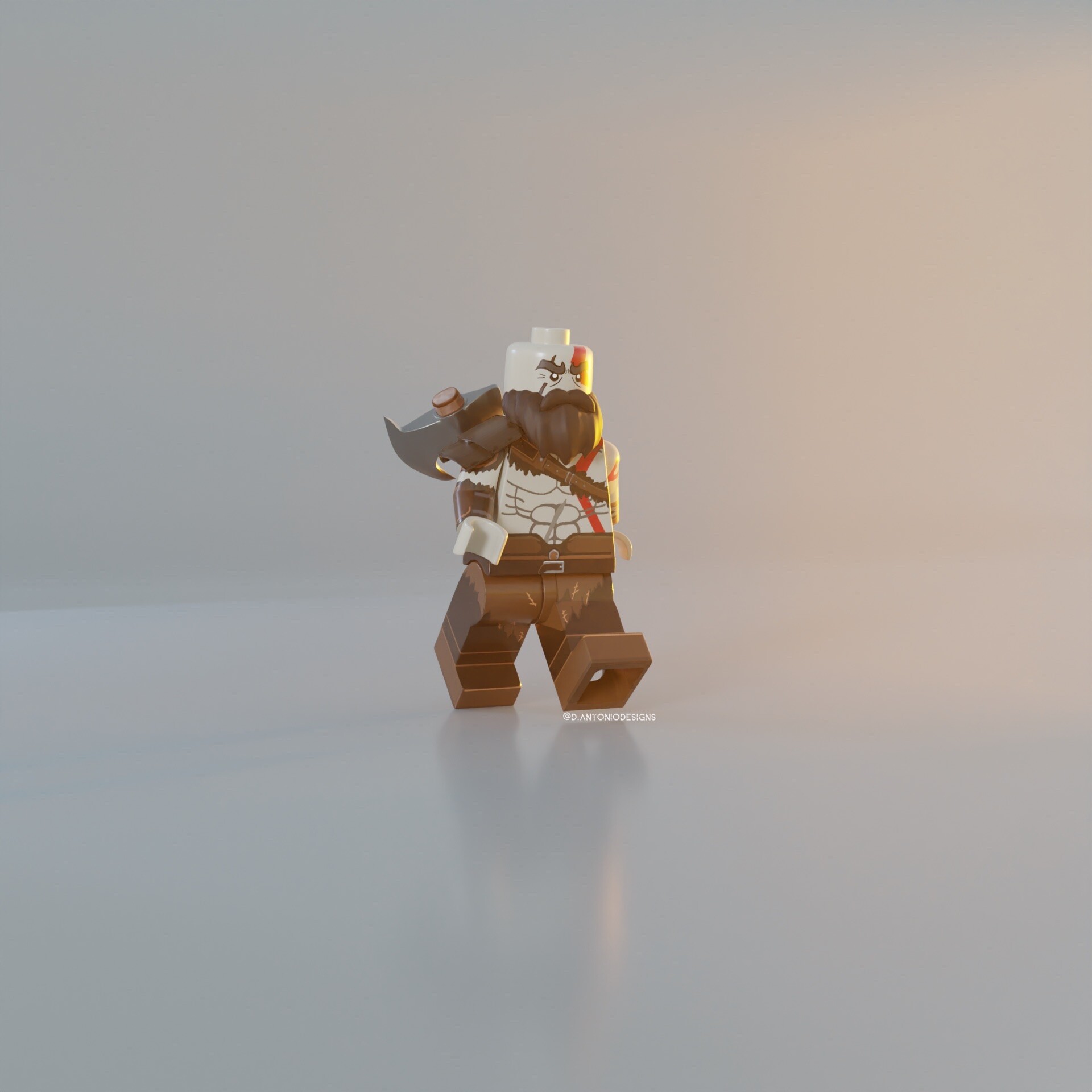 ArtStation - LEGO Kratos