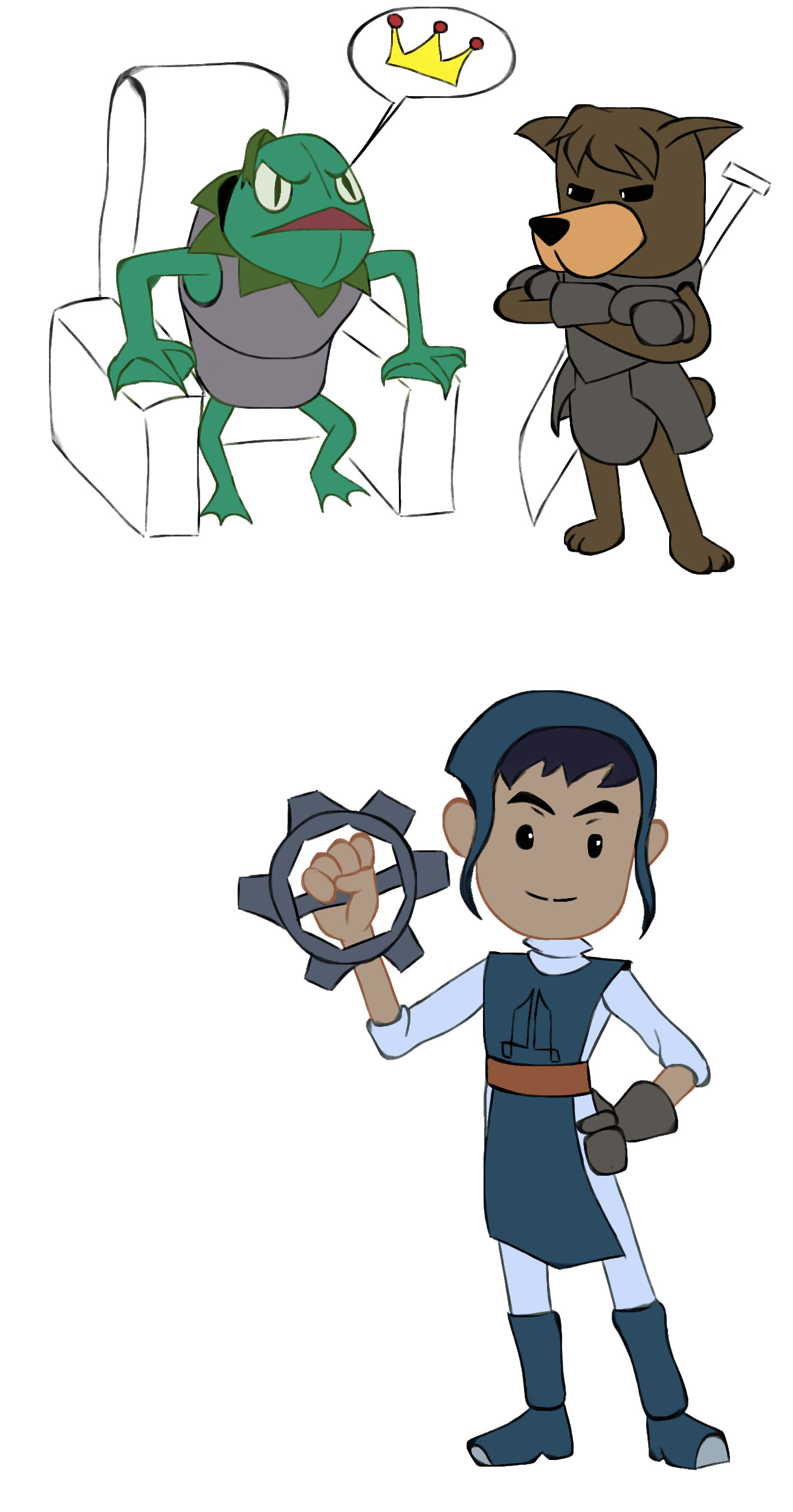 alf anas - character designs