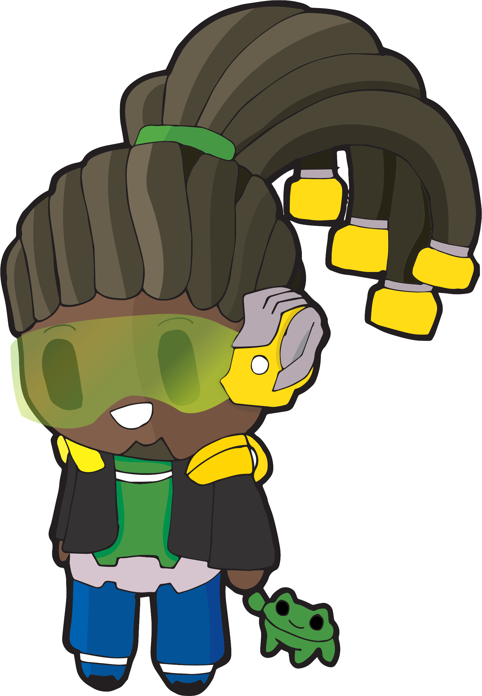 how to draw lucio from overwatch