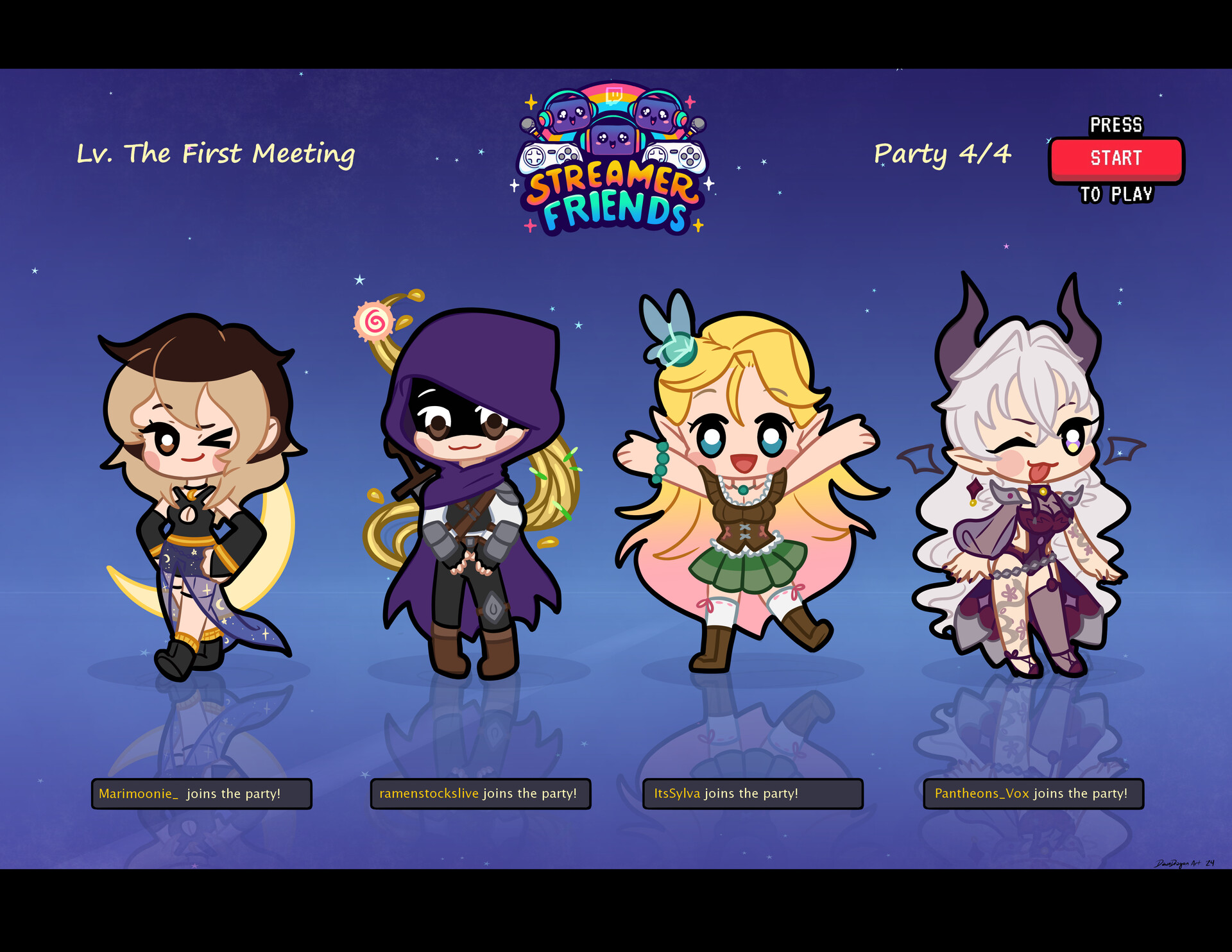 ArtStation - Chibi Streamer Friends