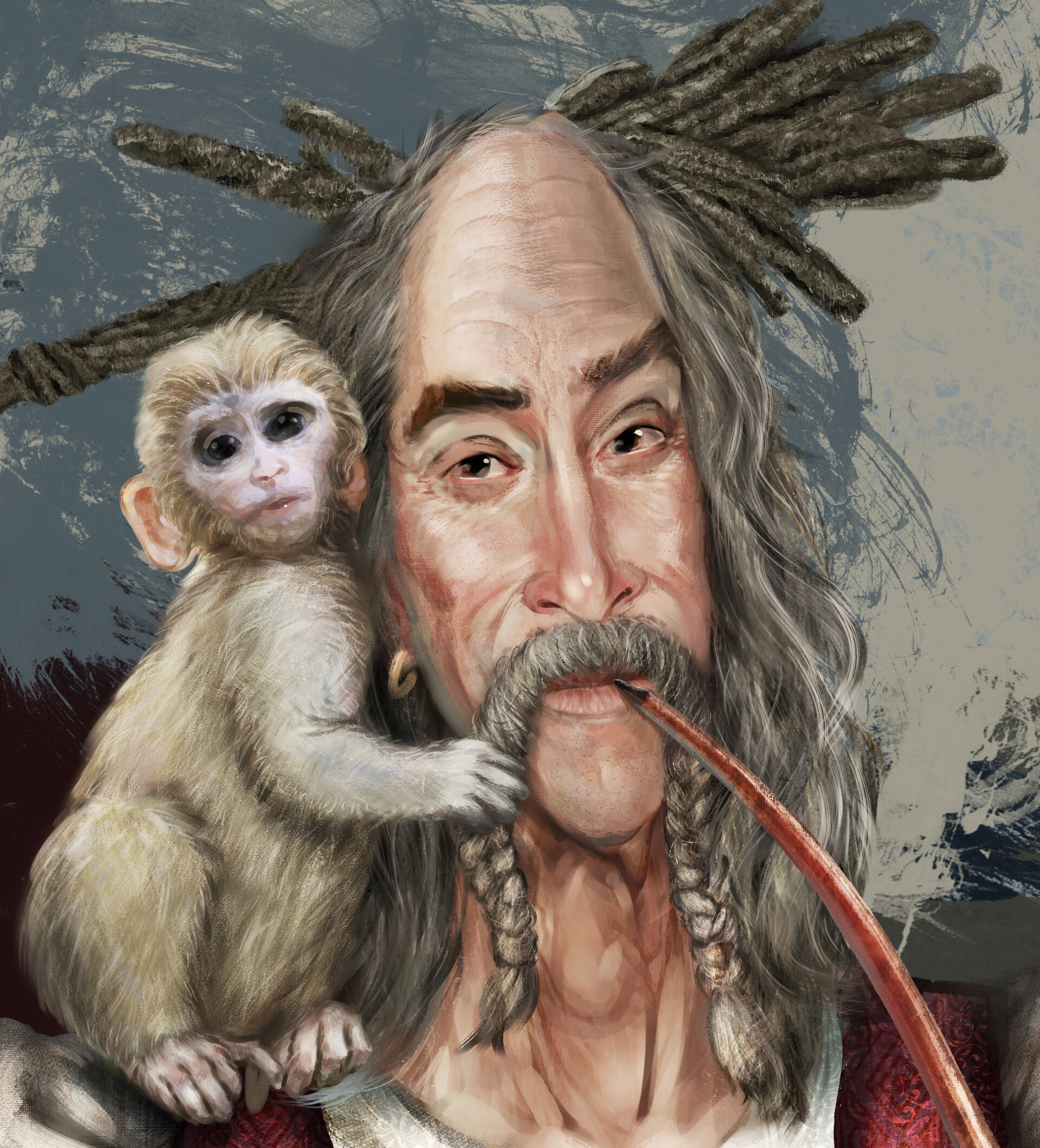 ArtStation - Old Captain character design