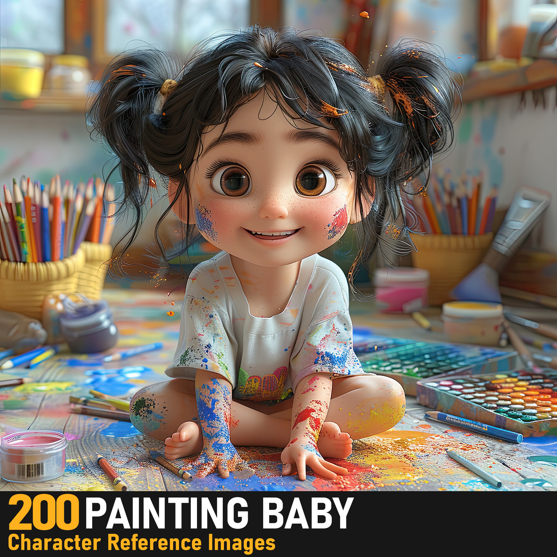 ArtStation - Painting Baby|4K Reference Images