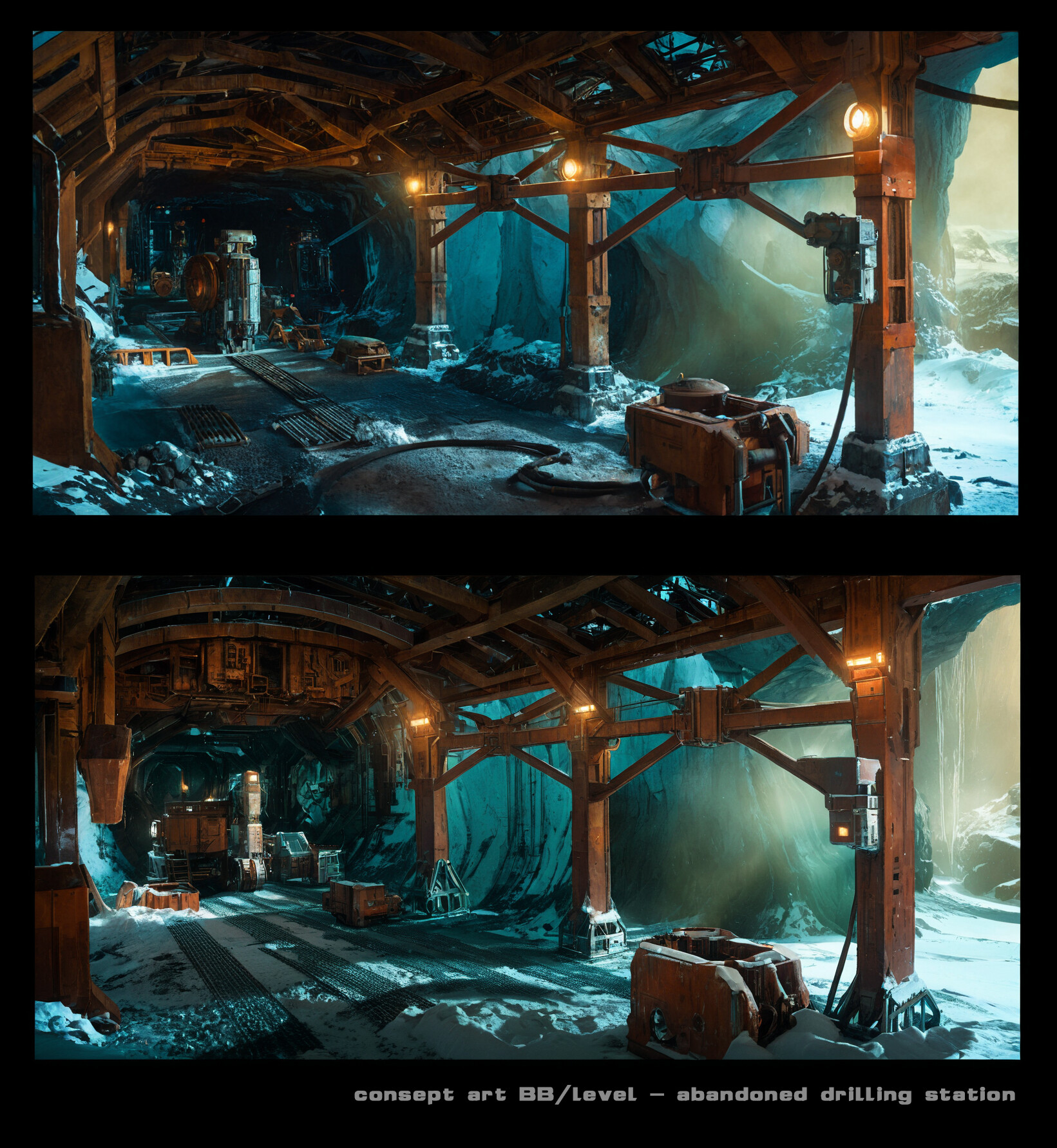 ArtStation - Abandoned drilling station