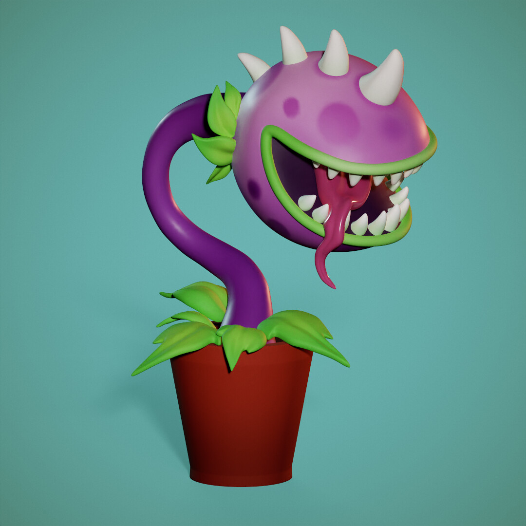 ArtStation - Chomper Plants vs Zombies