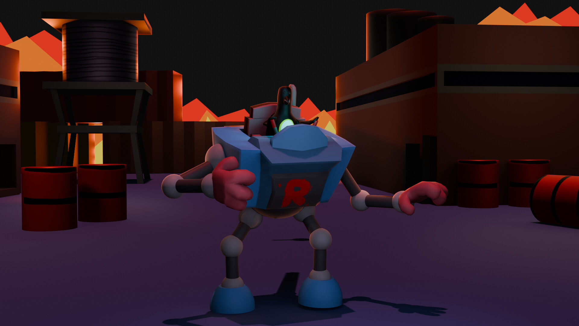 ArtStation - Penguin Mech