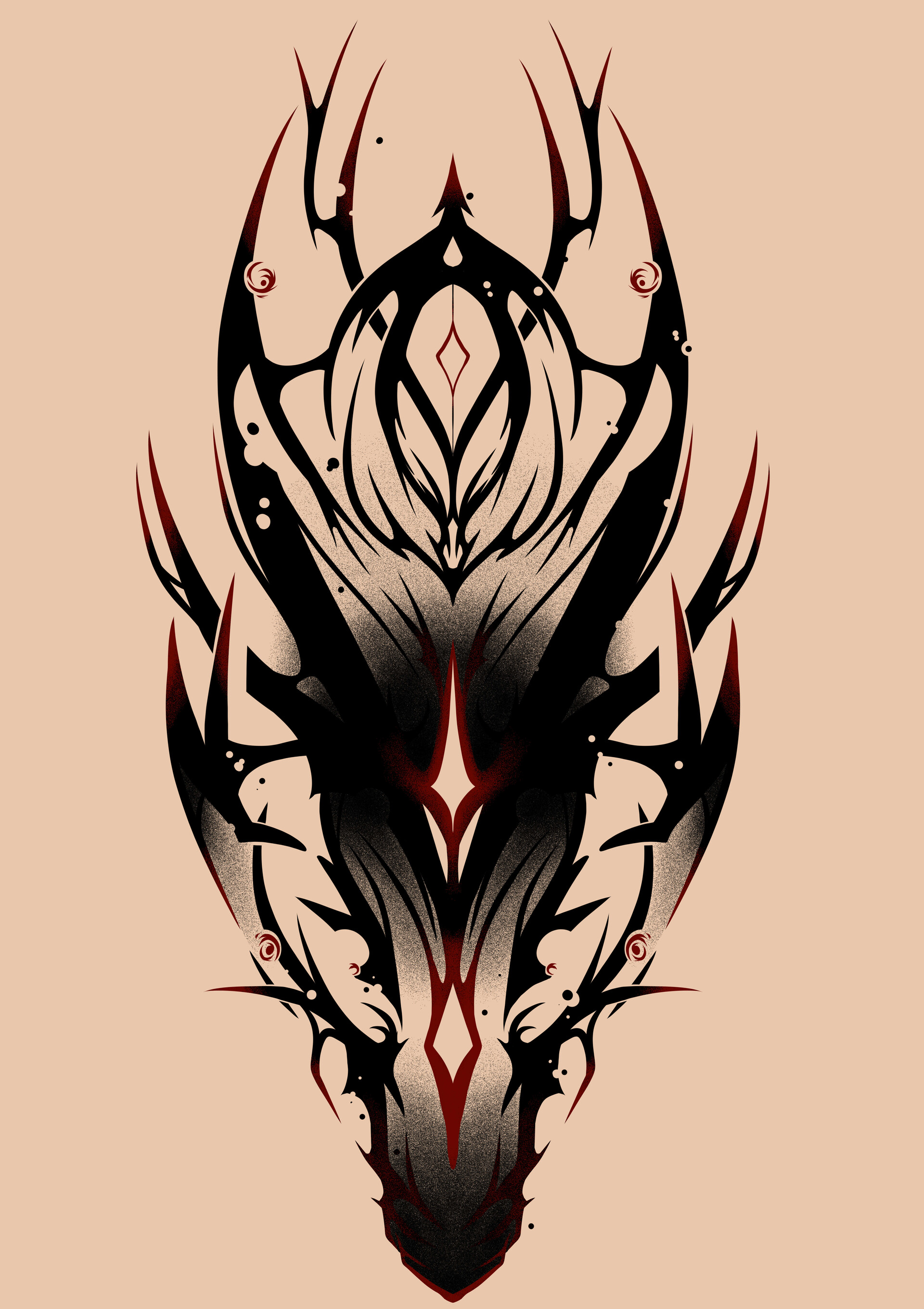 ArtStation - Dragon Skull