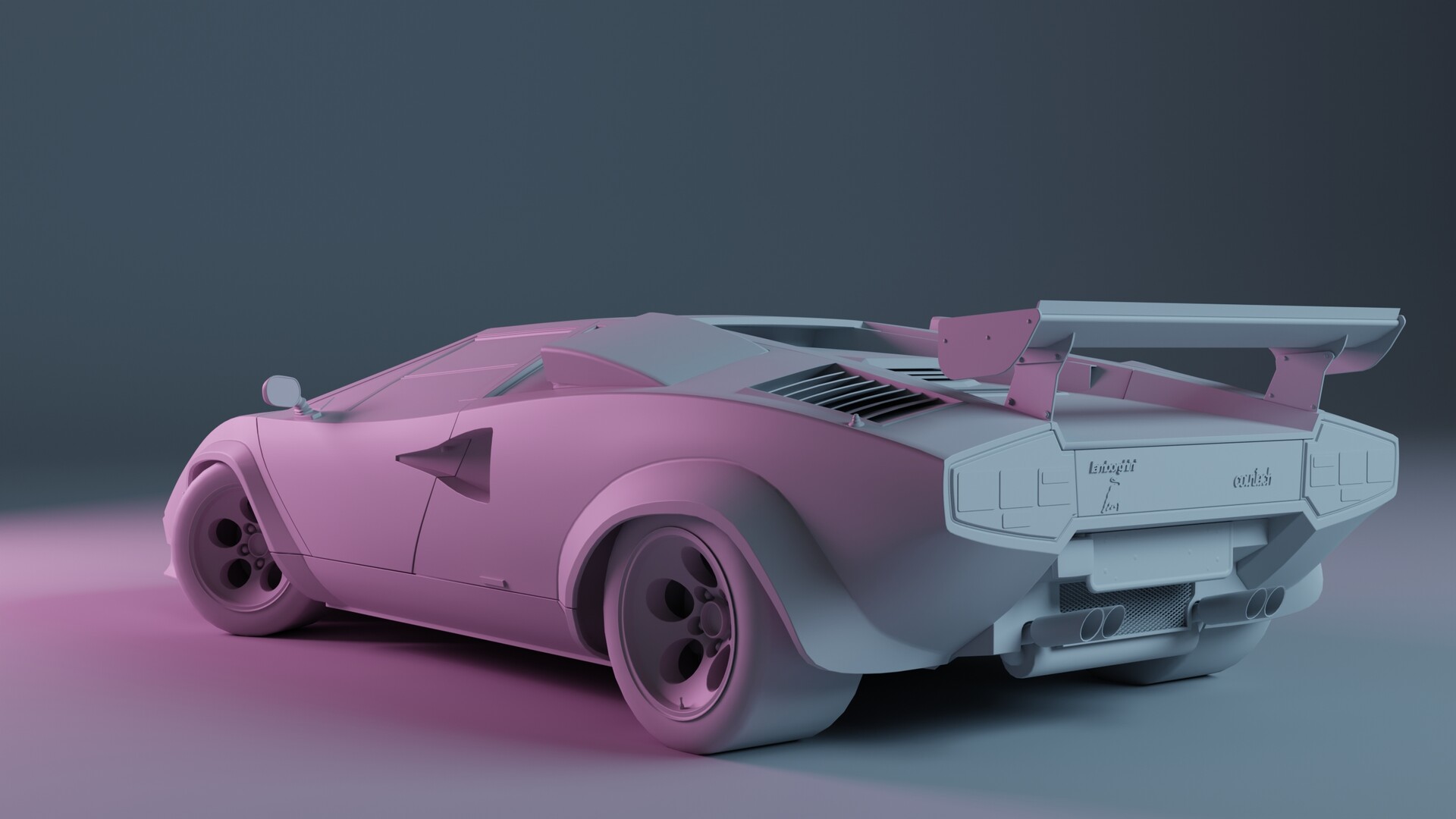 ArtStation - Lamborghini Countach