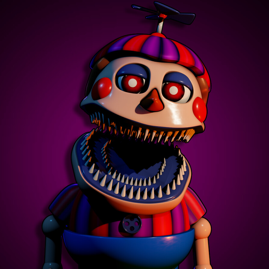 ArtStation - Nightmare Balloon Boy (Five Nights at Freddy's 4)