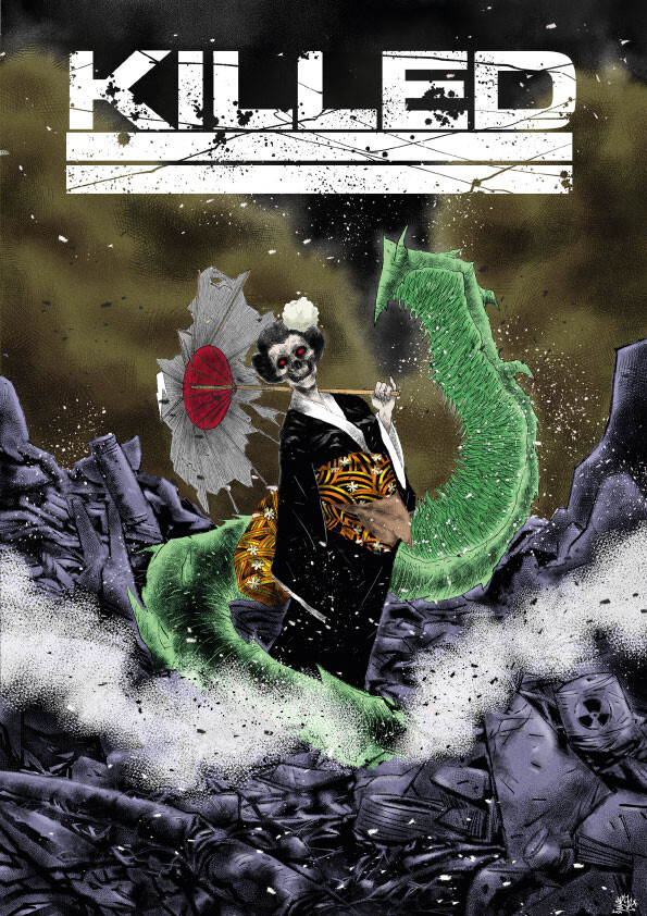 ArtStation - "KILLED" artwork cover for demo released 2021