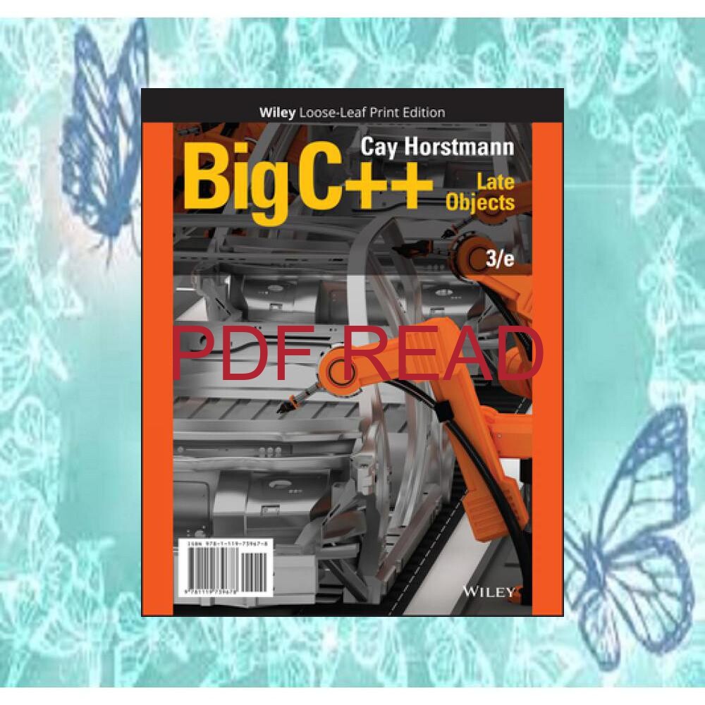 ArtStation - READ PDF Big C++ Late Objects PDF By Cay S. Horstmann