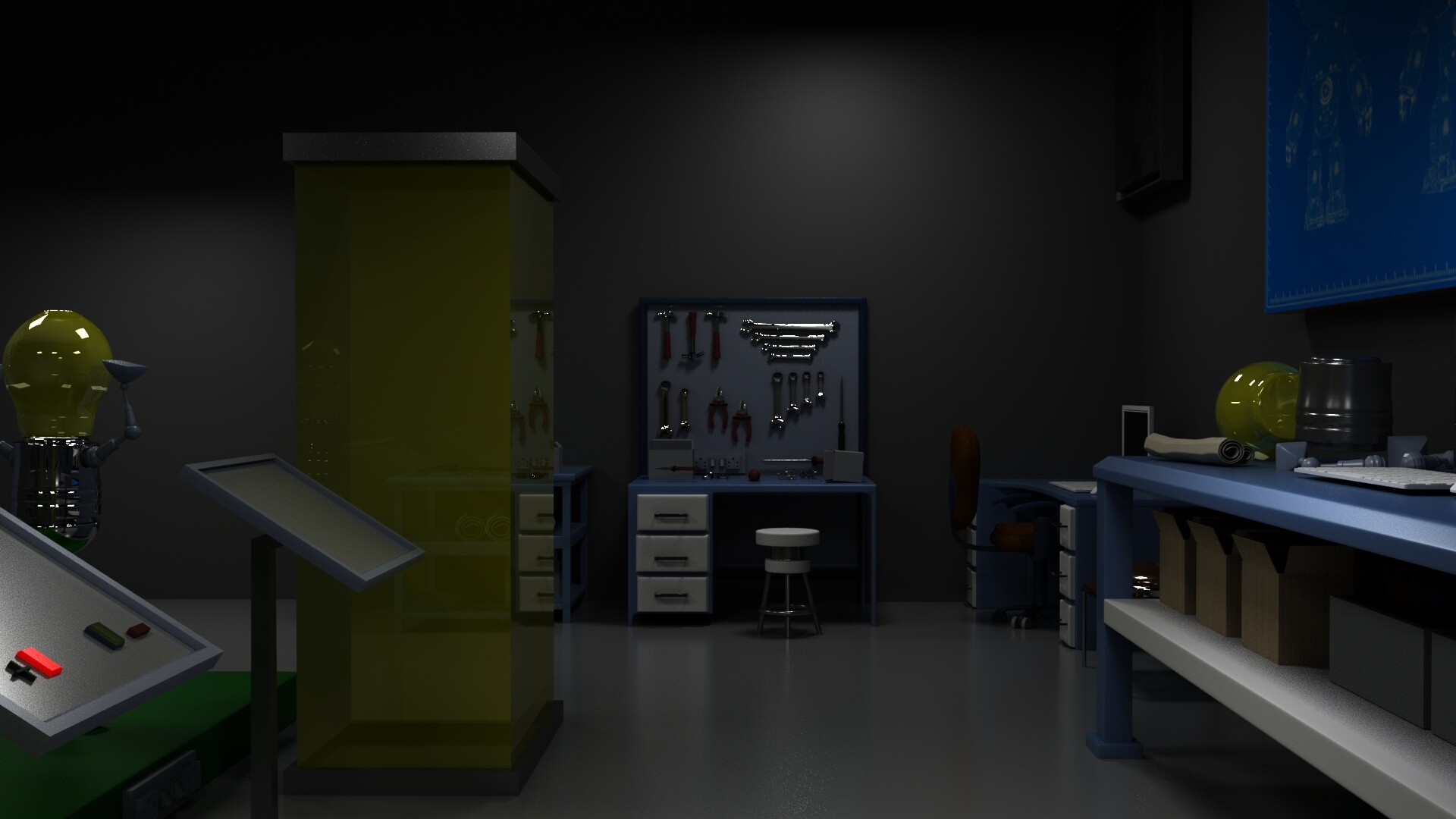 ArtStation - Modern Mechanical Room