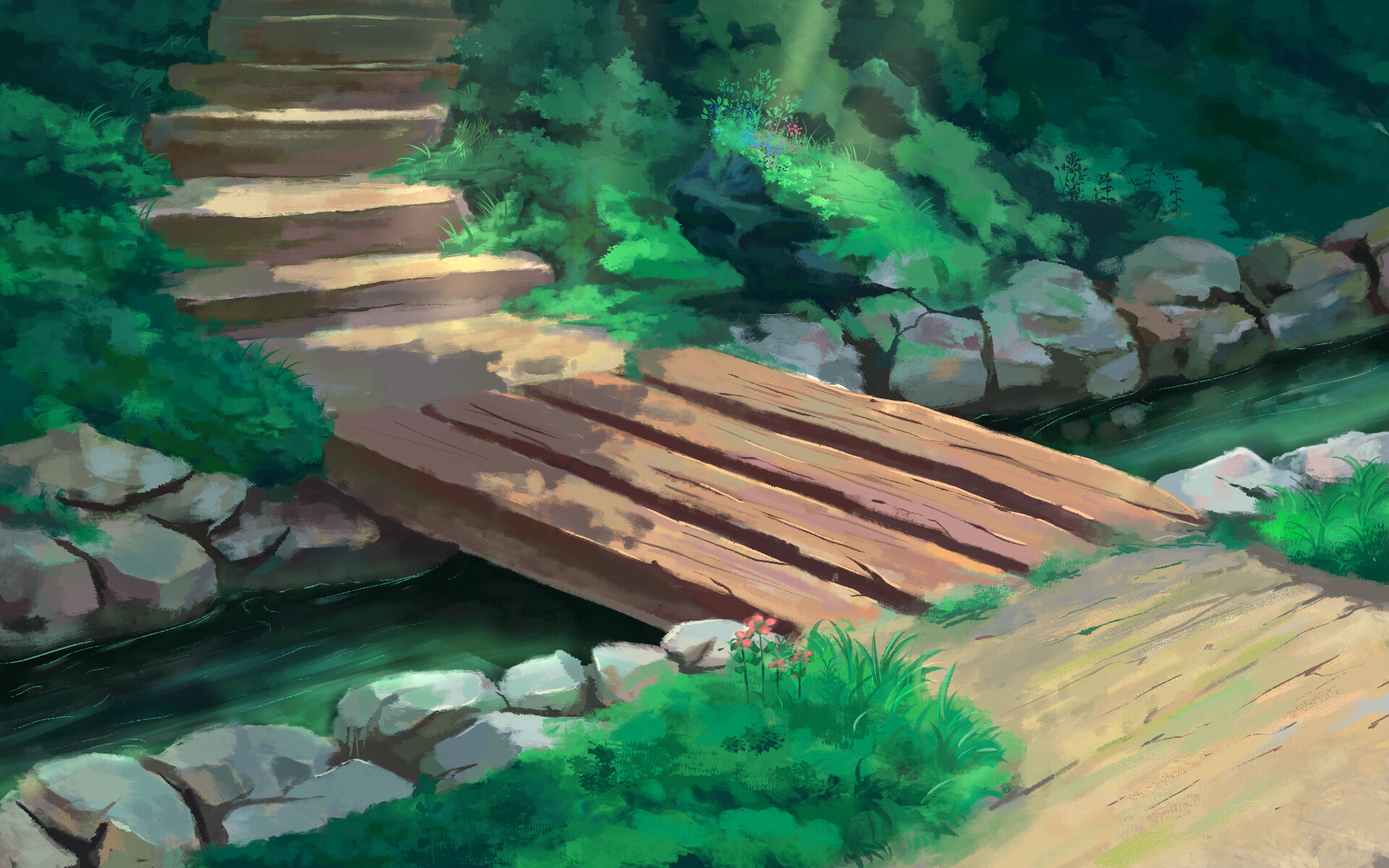 ArtStation - Jembatan Kecil