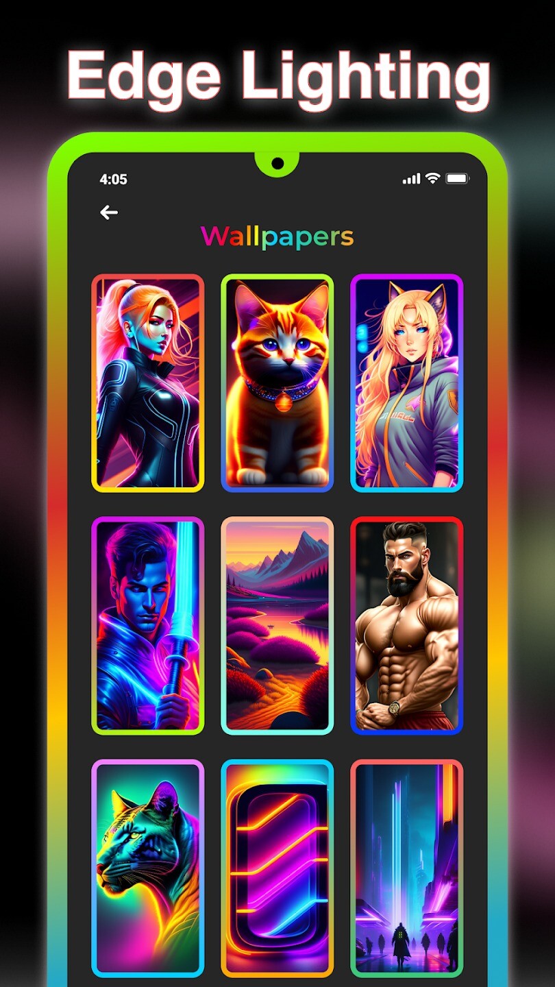 ArtStation - Border Edge Lighting Wallpaper