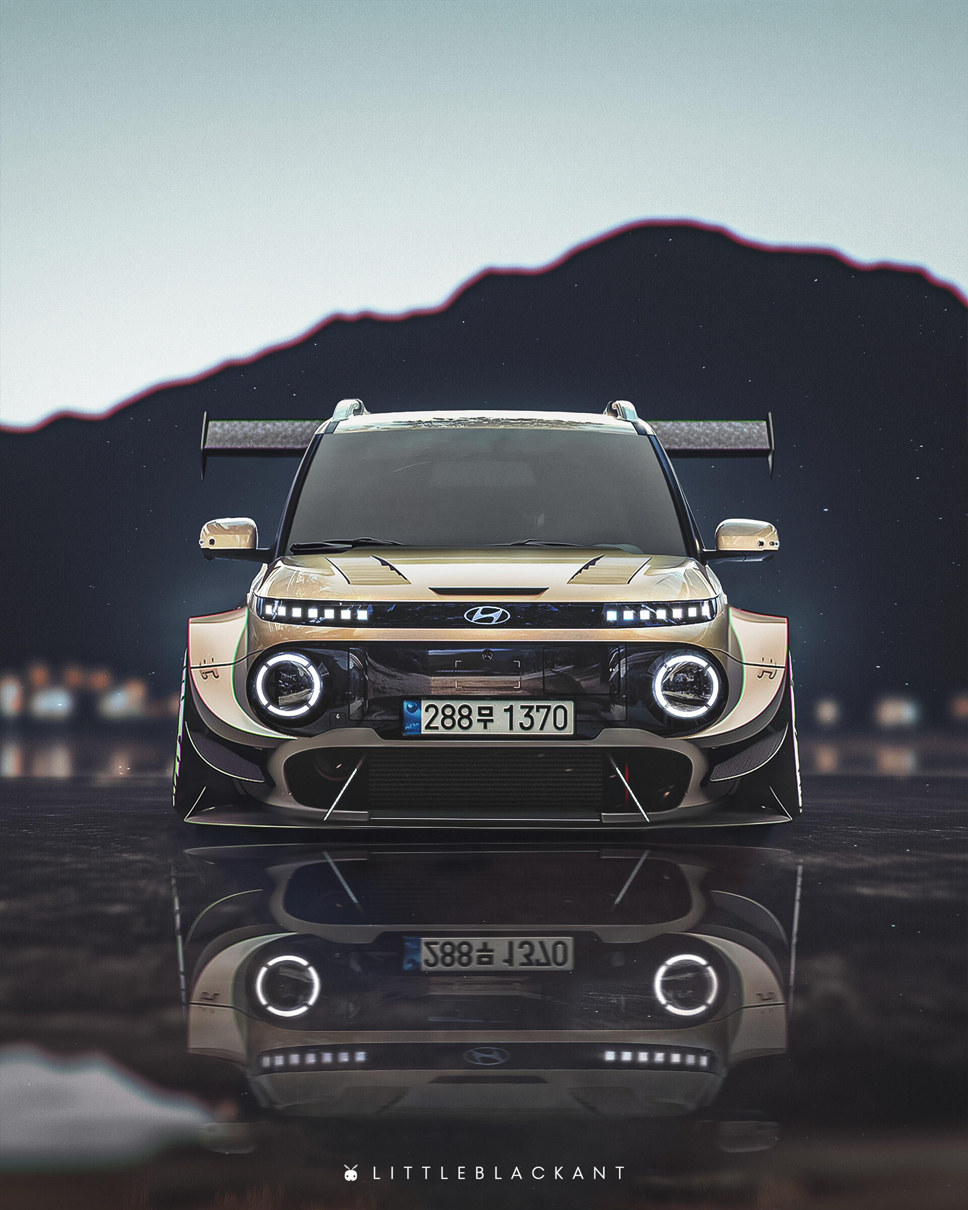 ArtStation - Hyundai Casper(Inster) Widebody Kit / 현대 캐스퍼 와이드바디