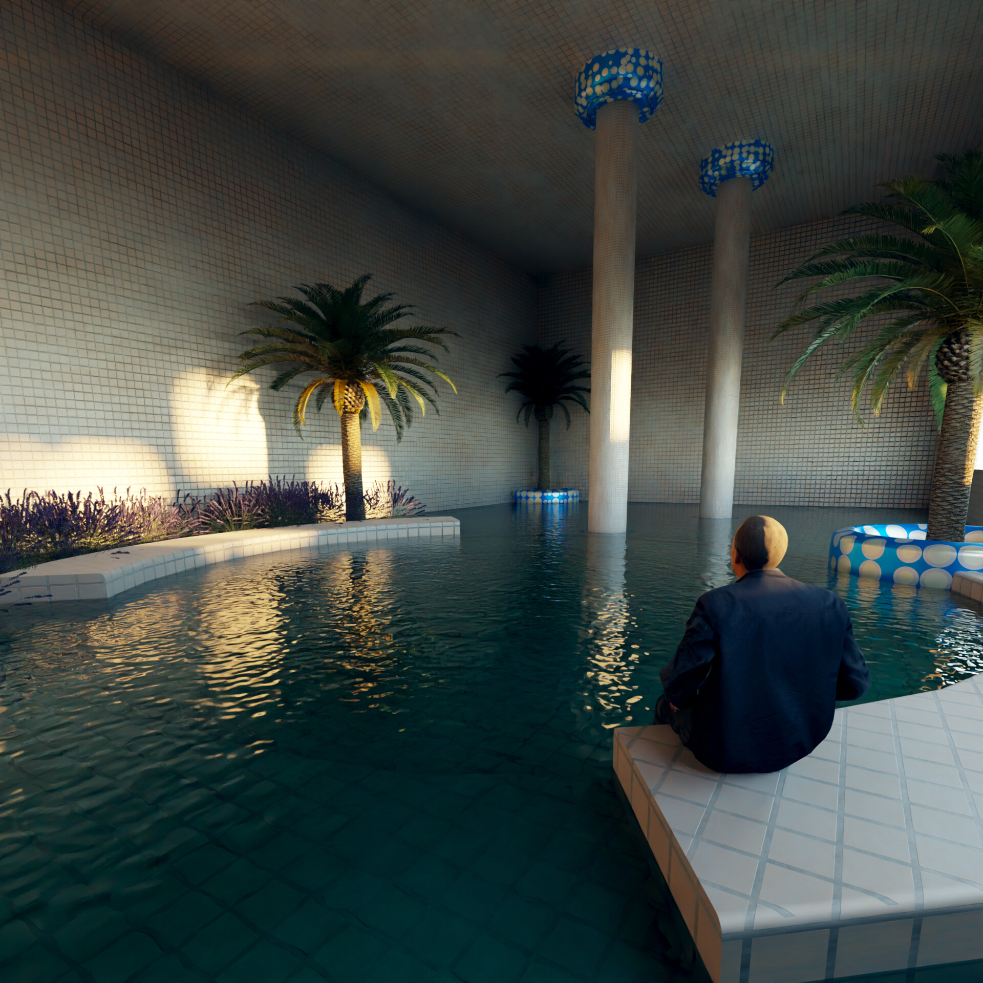 ArtStation - "Surreal Liminal Space in 3D"