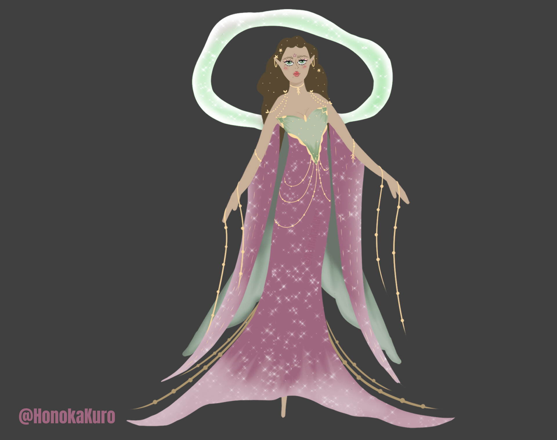 ArtStation - OC silhouette practice.