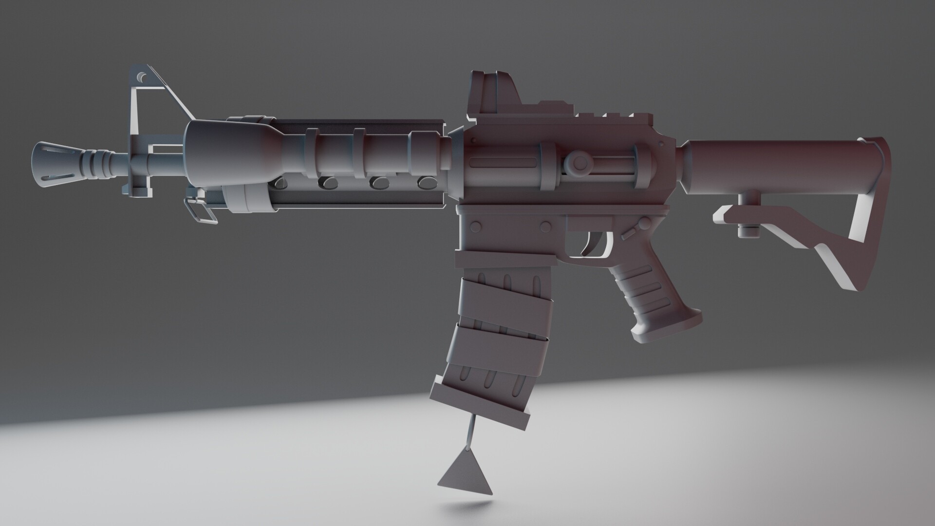 ArtStation - Gun m4 stylized