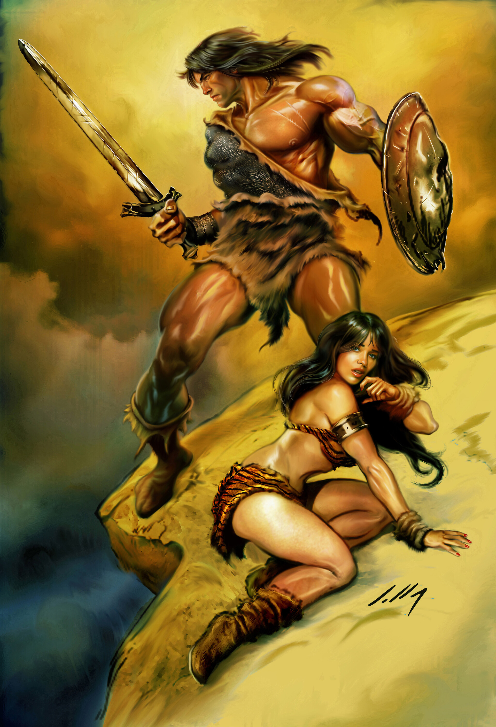 Artstation Conan By John Buscema 2019
