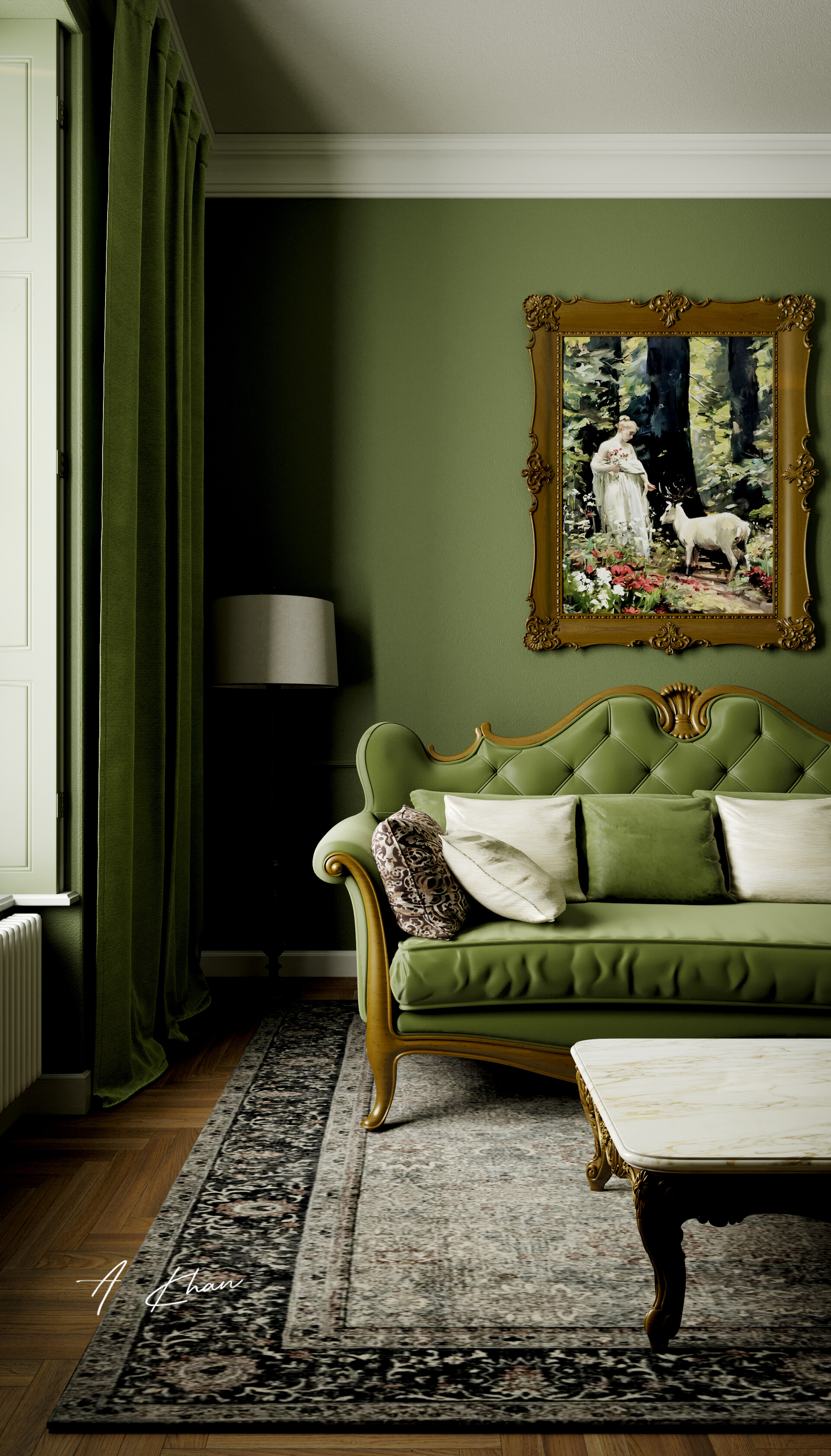 Aaron Khan - The RGB Collection - 'Le Vert Sauge' NFT