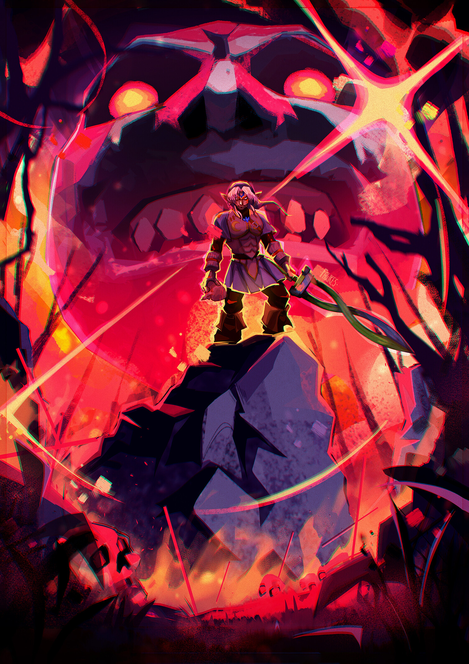 fierce deity wallpaper