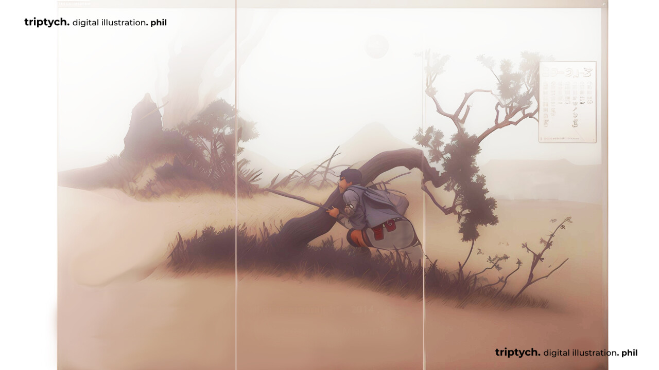 ArtStation - 2D Illustration -Triptych