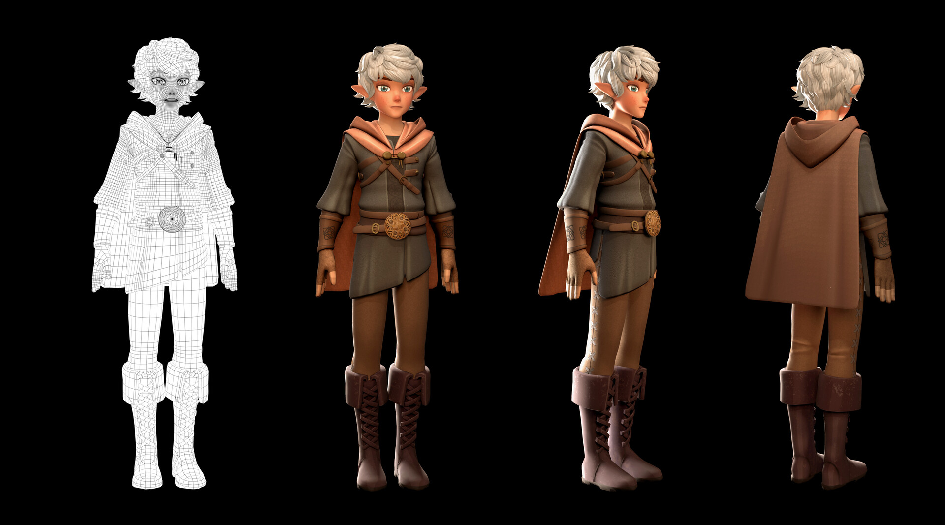 ArtStation - Elf character design and model