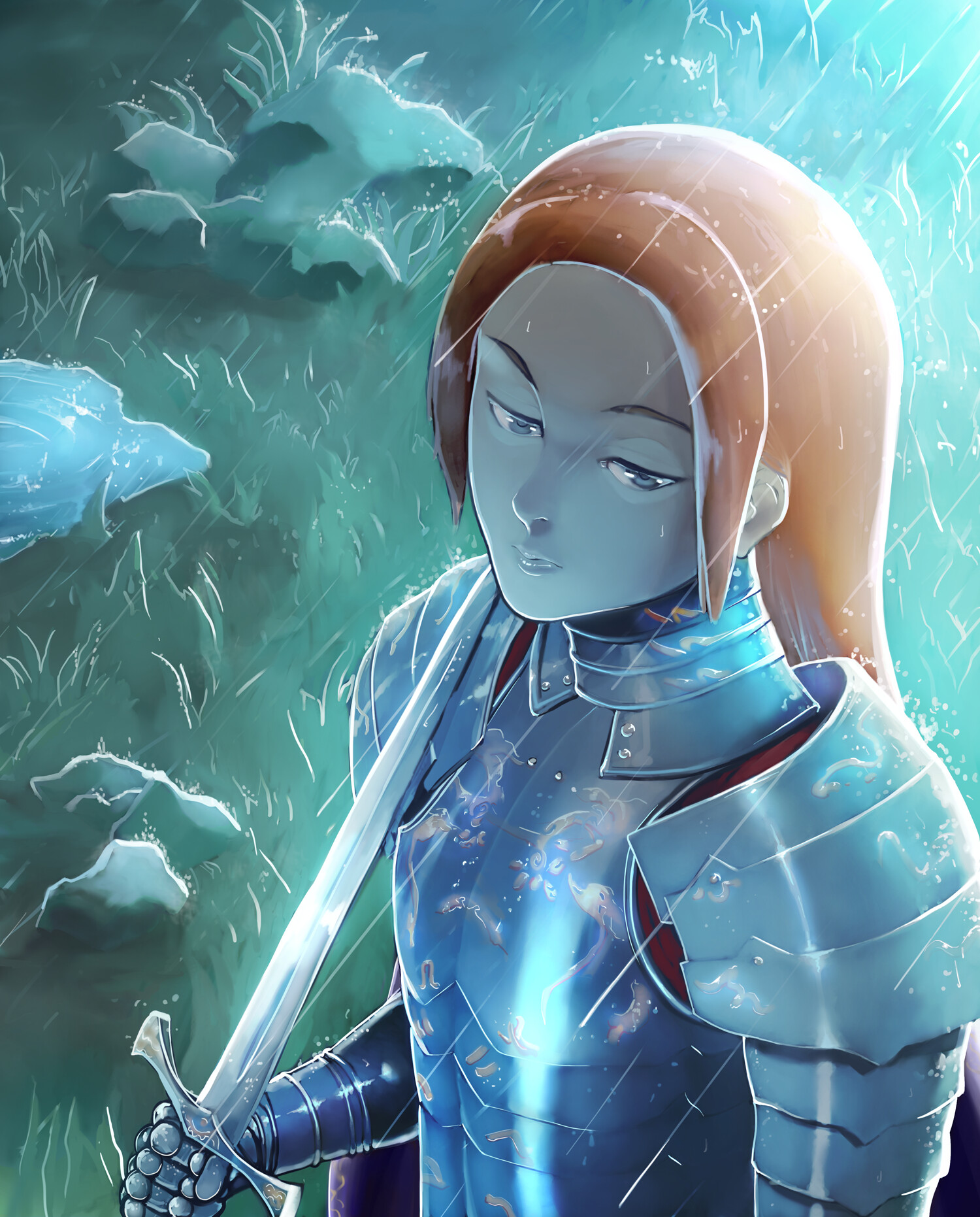 ArtStation - Blue Knight