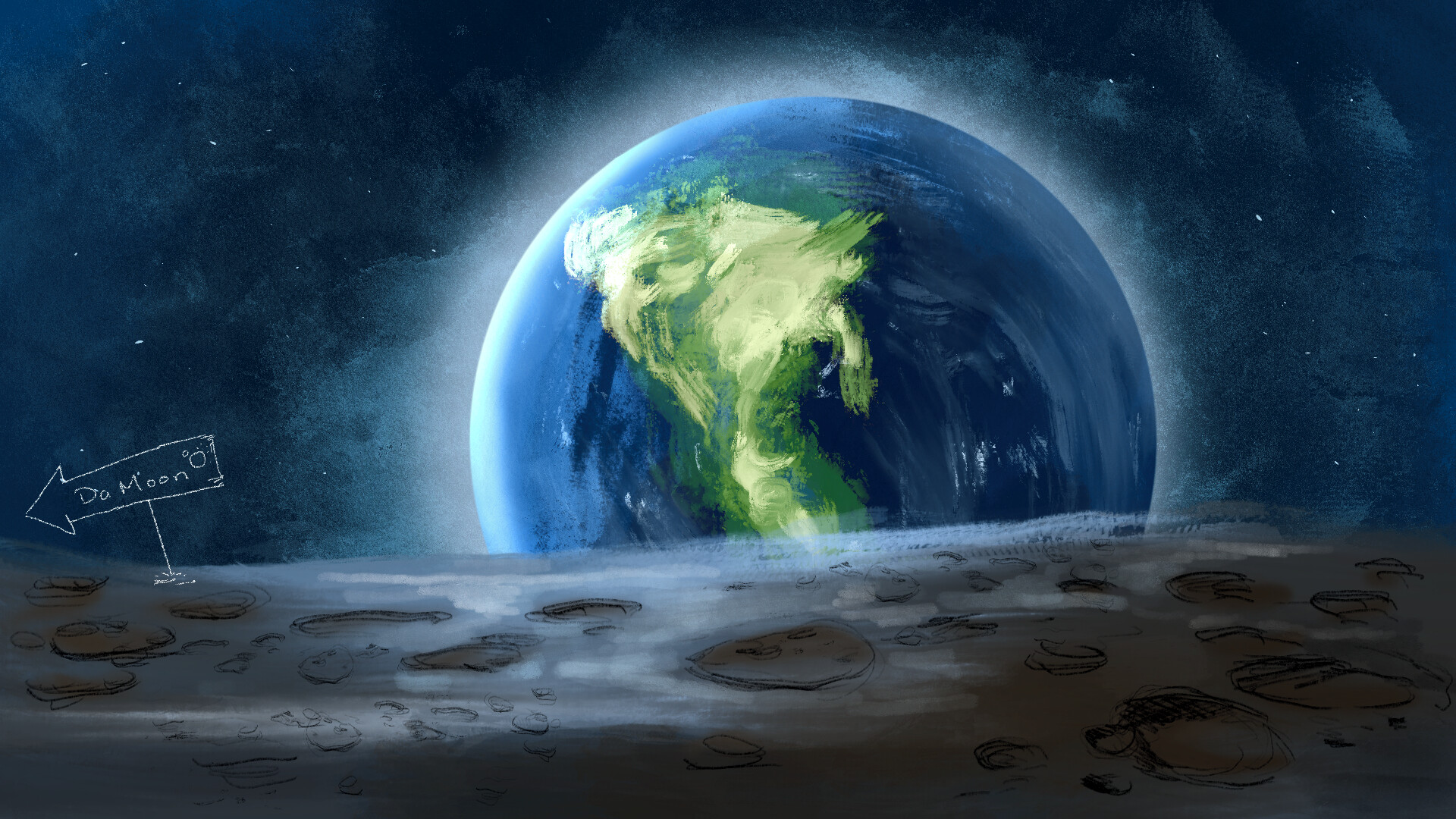 ArtStation - space quick sketch