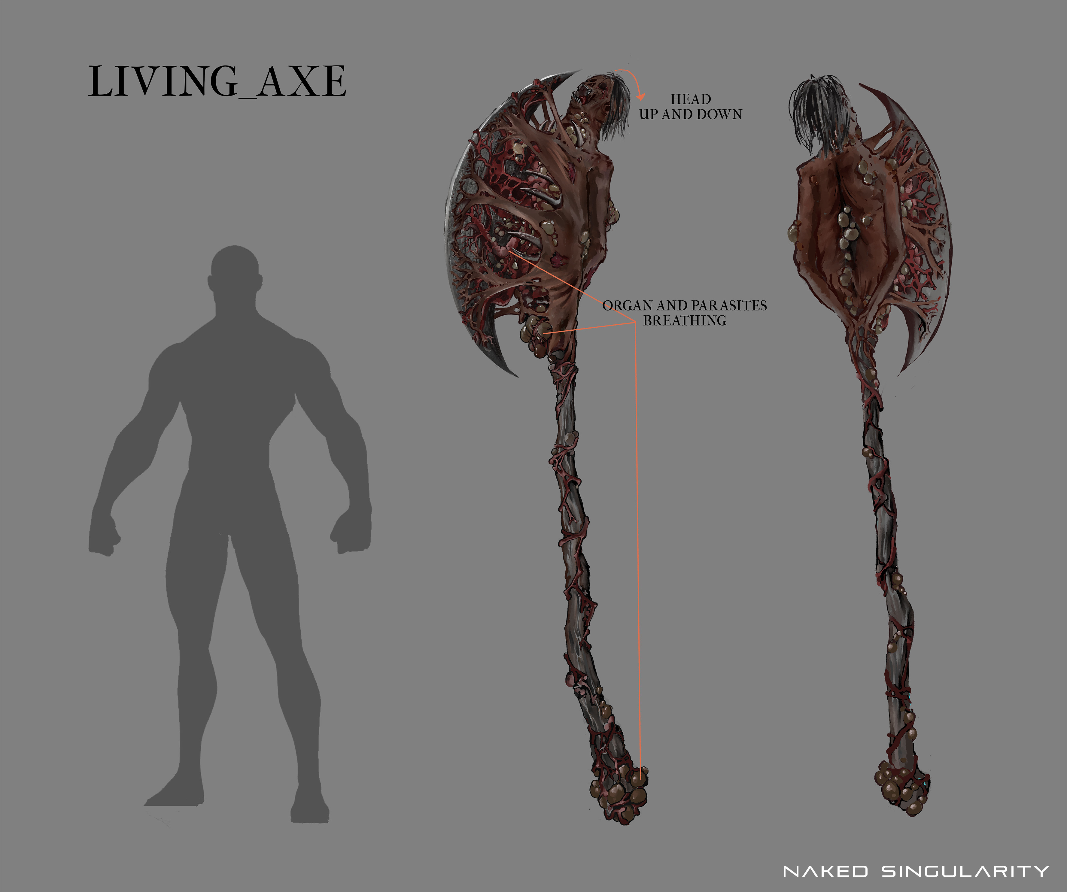 Naked Singularity Studio - Dark Fantasy Halberds full set for Souls game