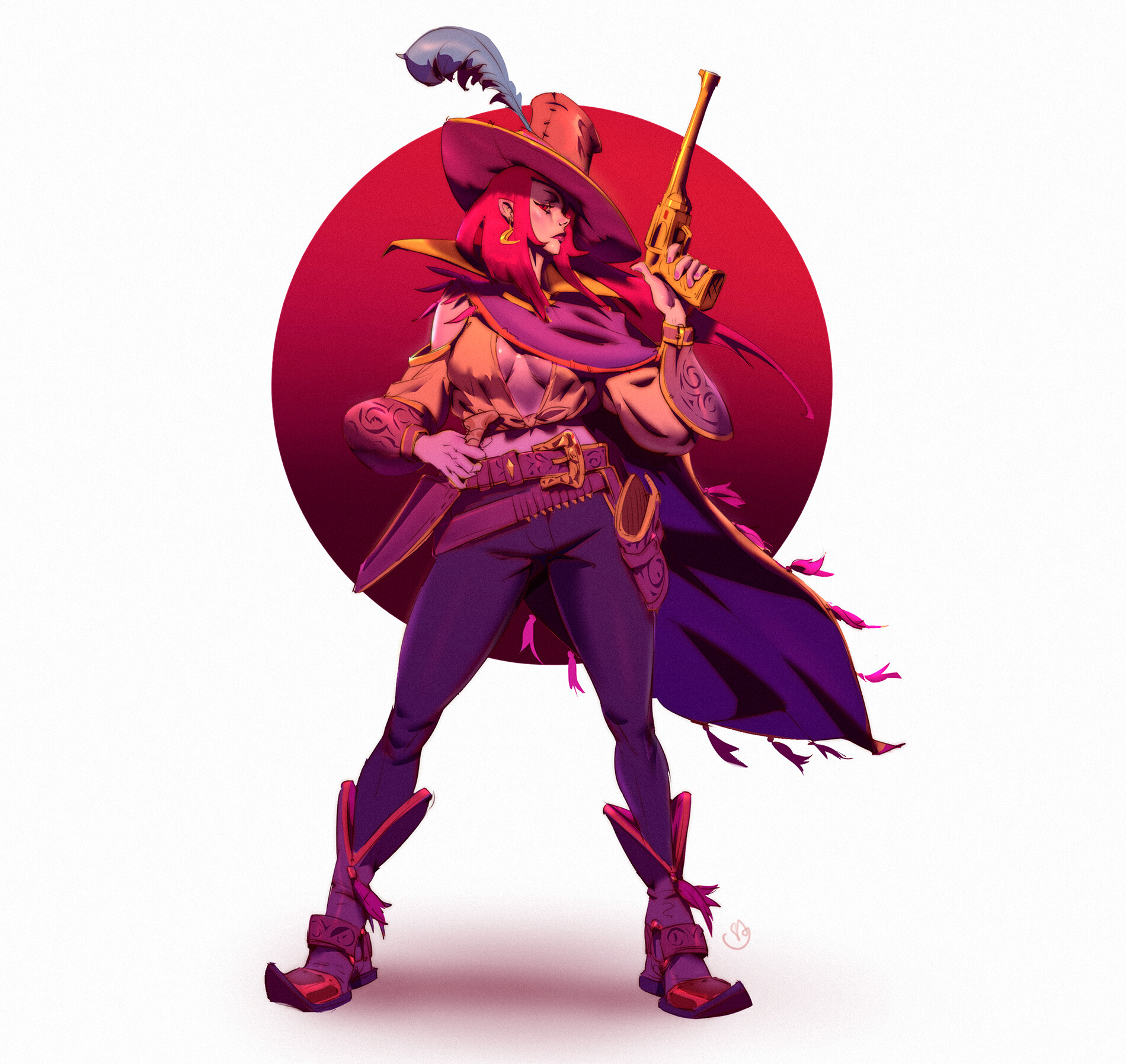 ArtStation - Witch cowboy