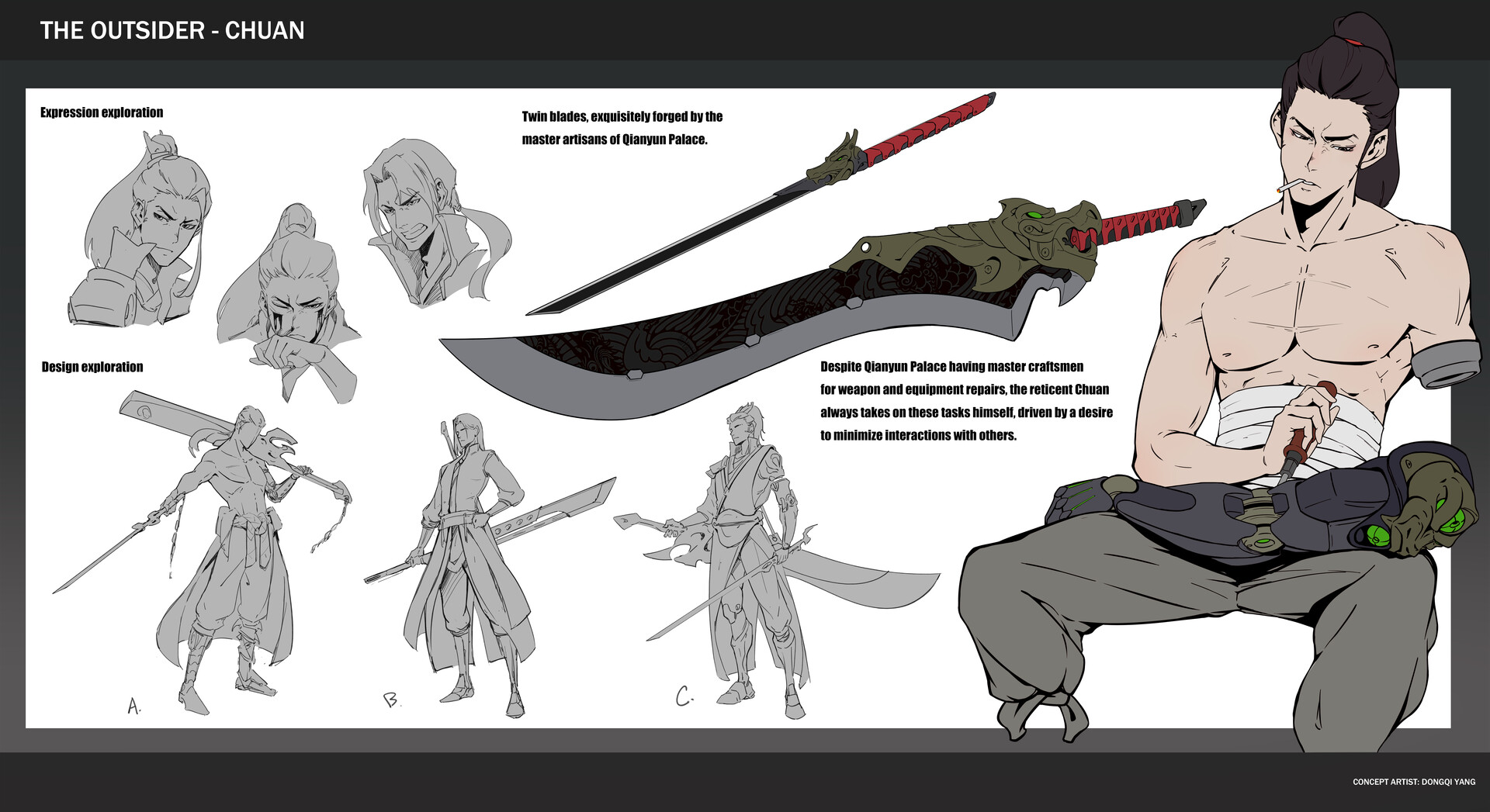 Dongqi Yang - Qianyun Palace - The Outsider "Chuan"