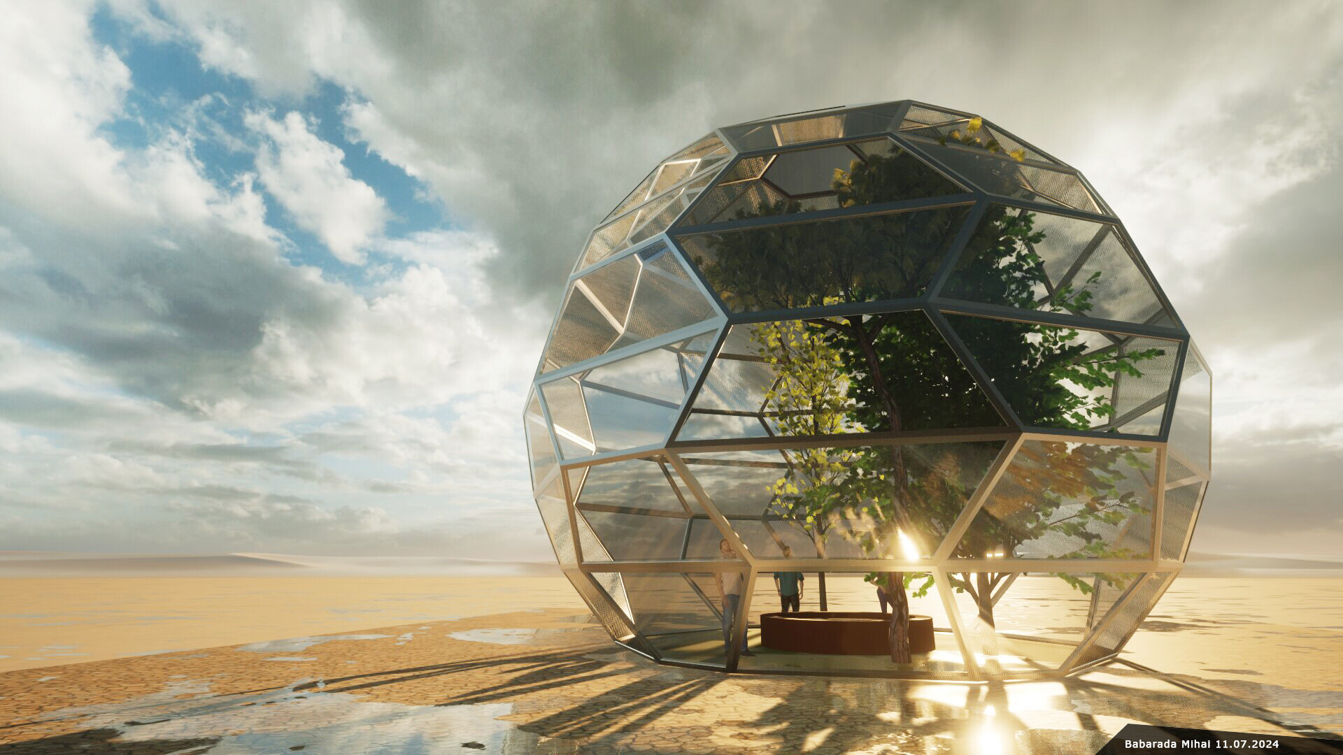 ArtStation - Geodesic Dome