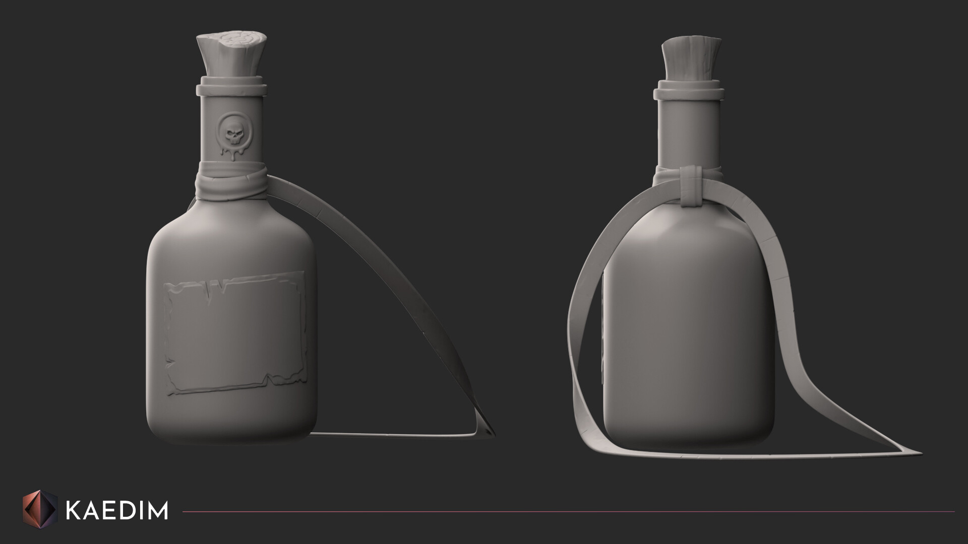 Kaedim - Venom Bottle | Stylised Mobile Game Assets | Kaedim