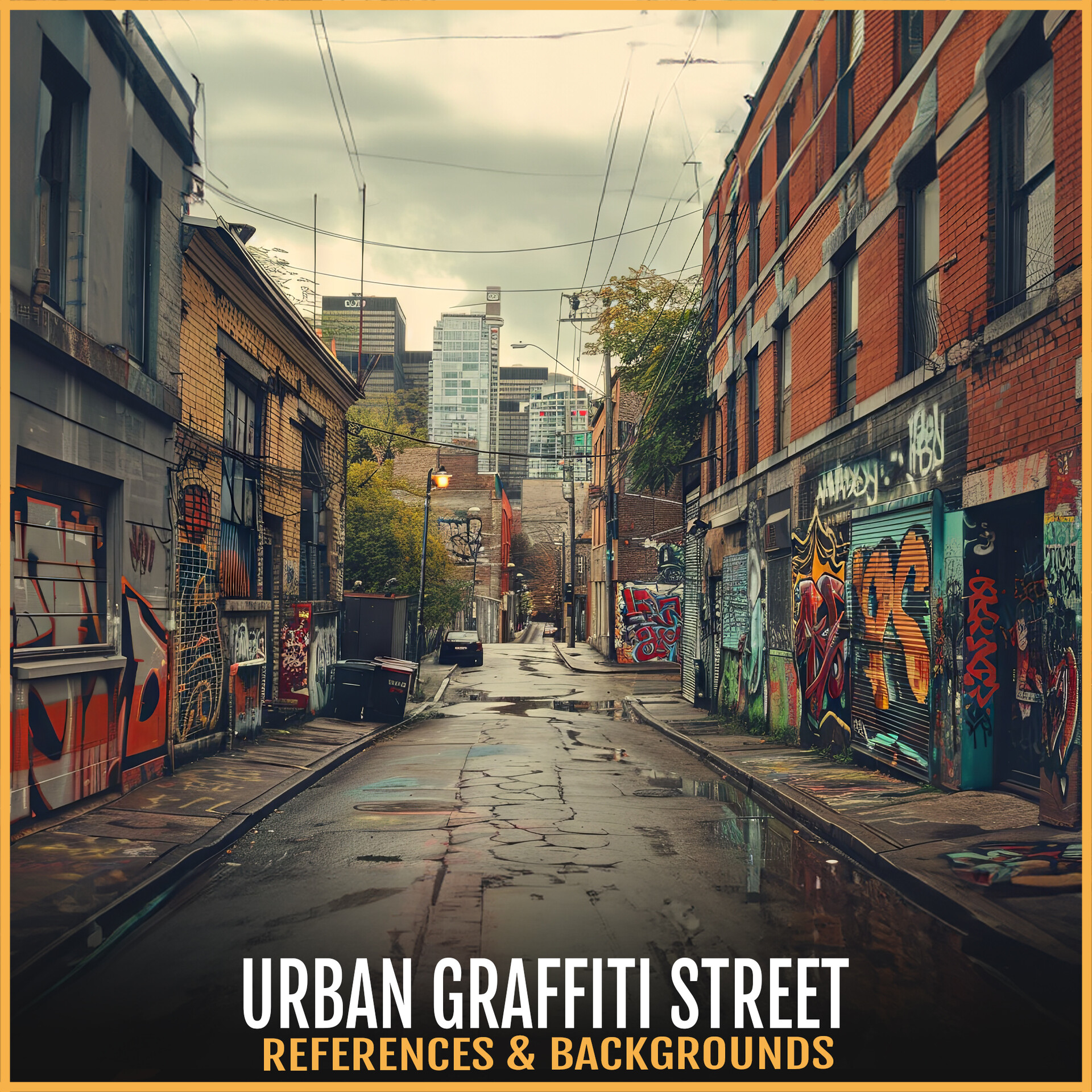 ArtStation - 303 Urban Graffiti Street