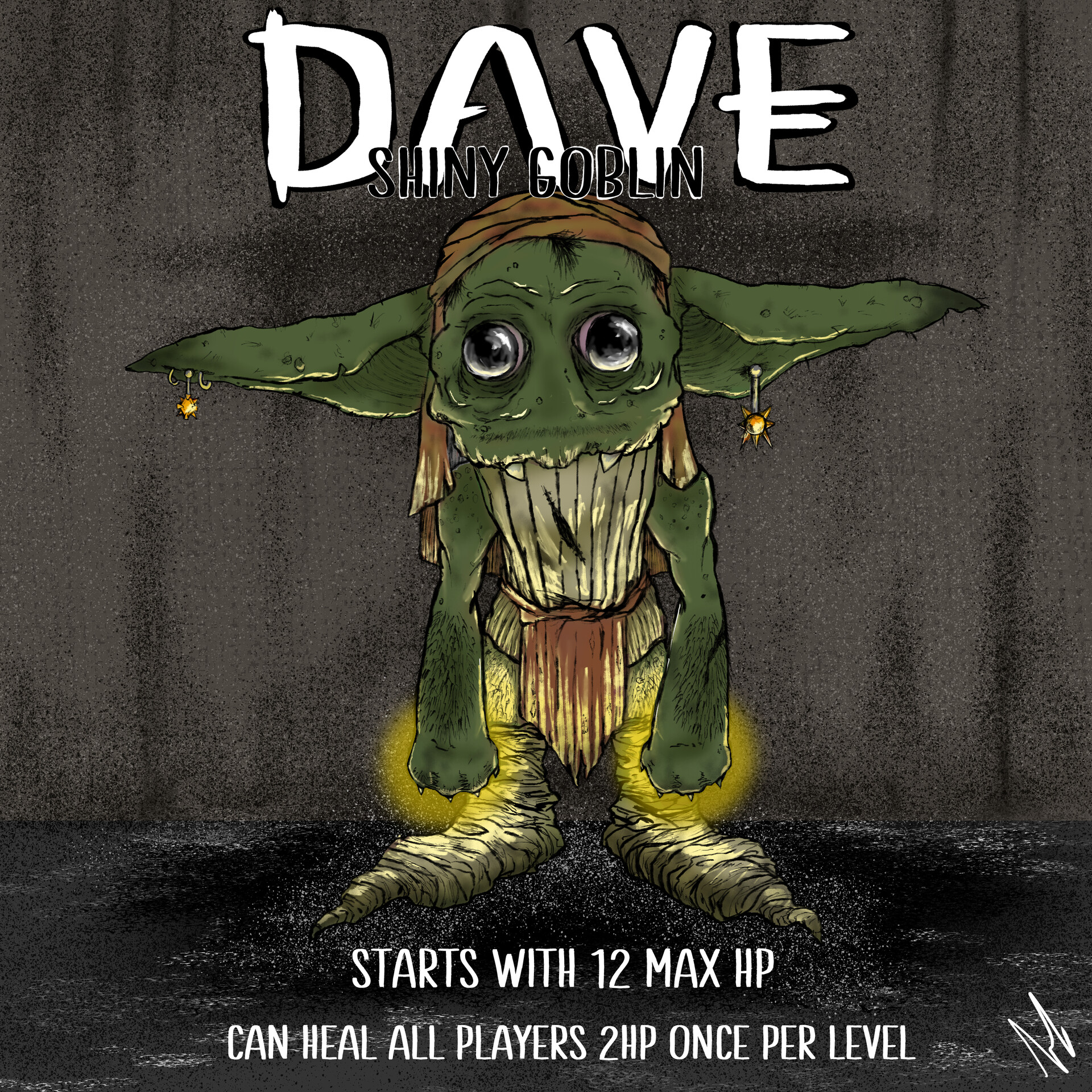 ArtStation - Dave the shiny goblin - Board game character art - Good ...