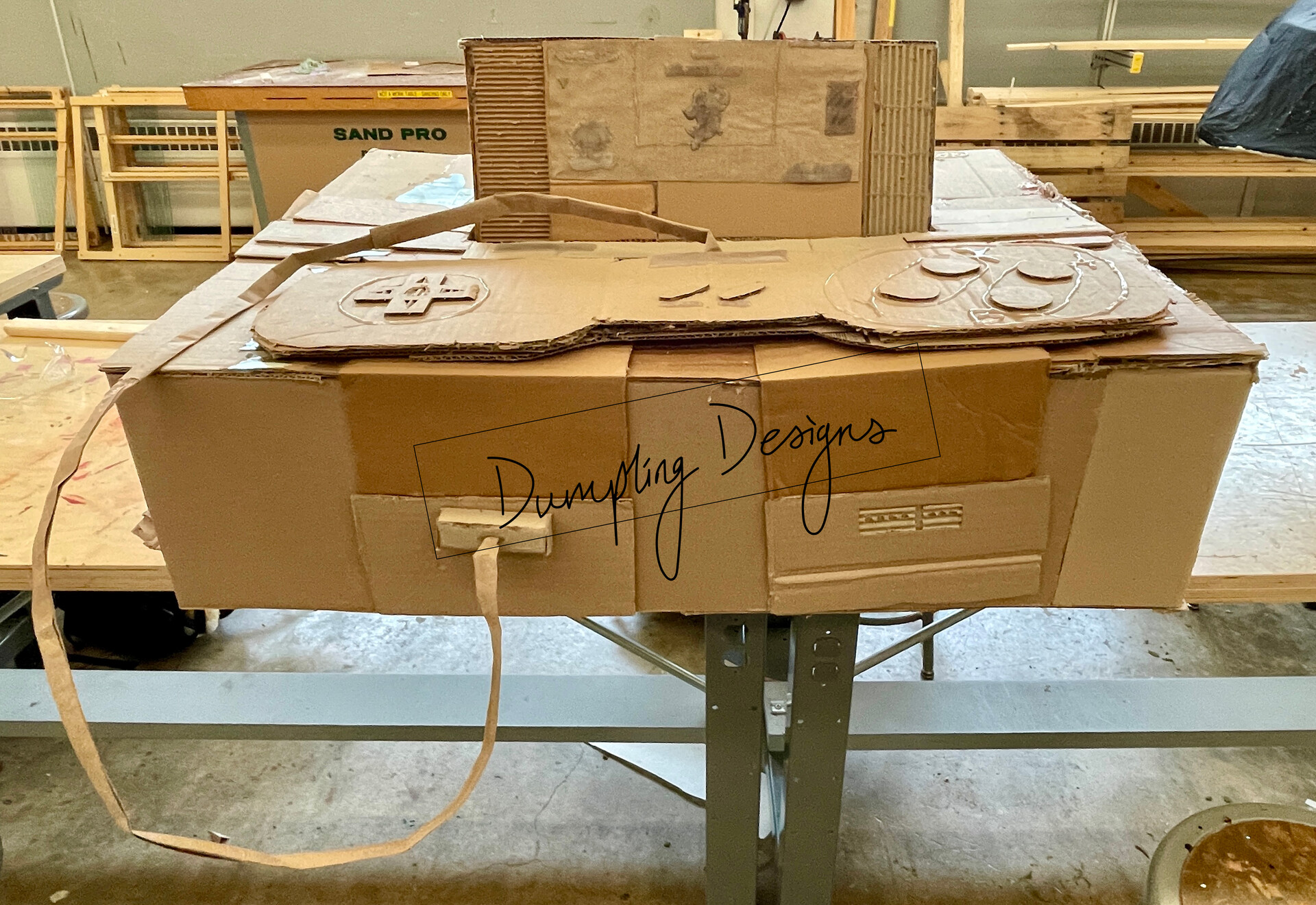 ArtStation - Giant Cardboard SNES (Super Nintendo Entertainment System)