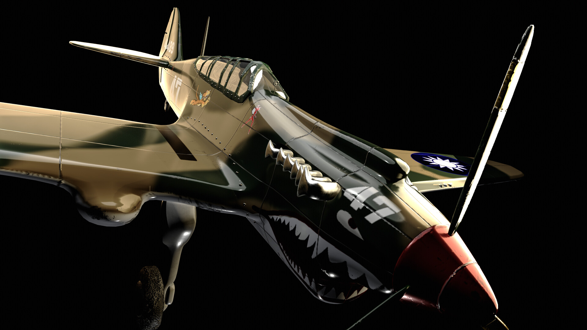 ArtStation - Flying Tiger Aircraft